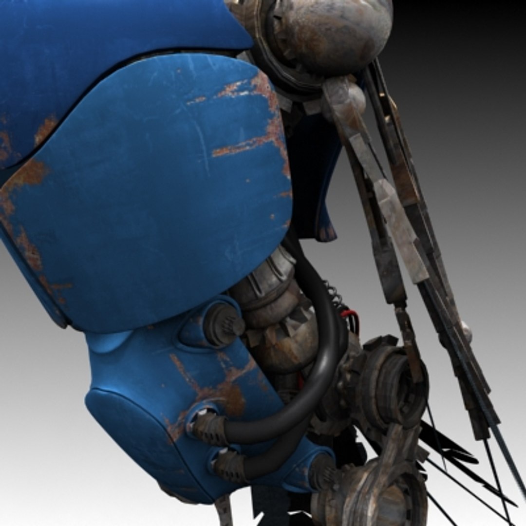 Mechanical Falcon 3d Max