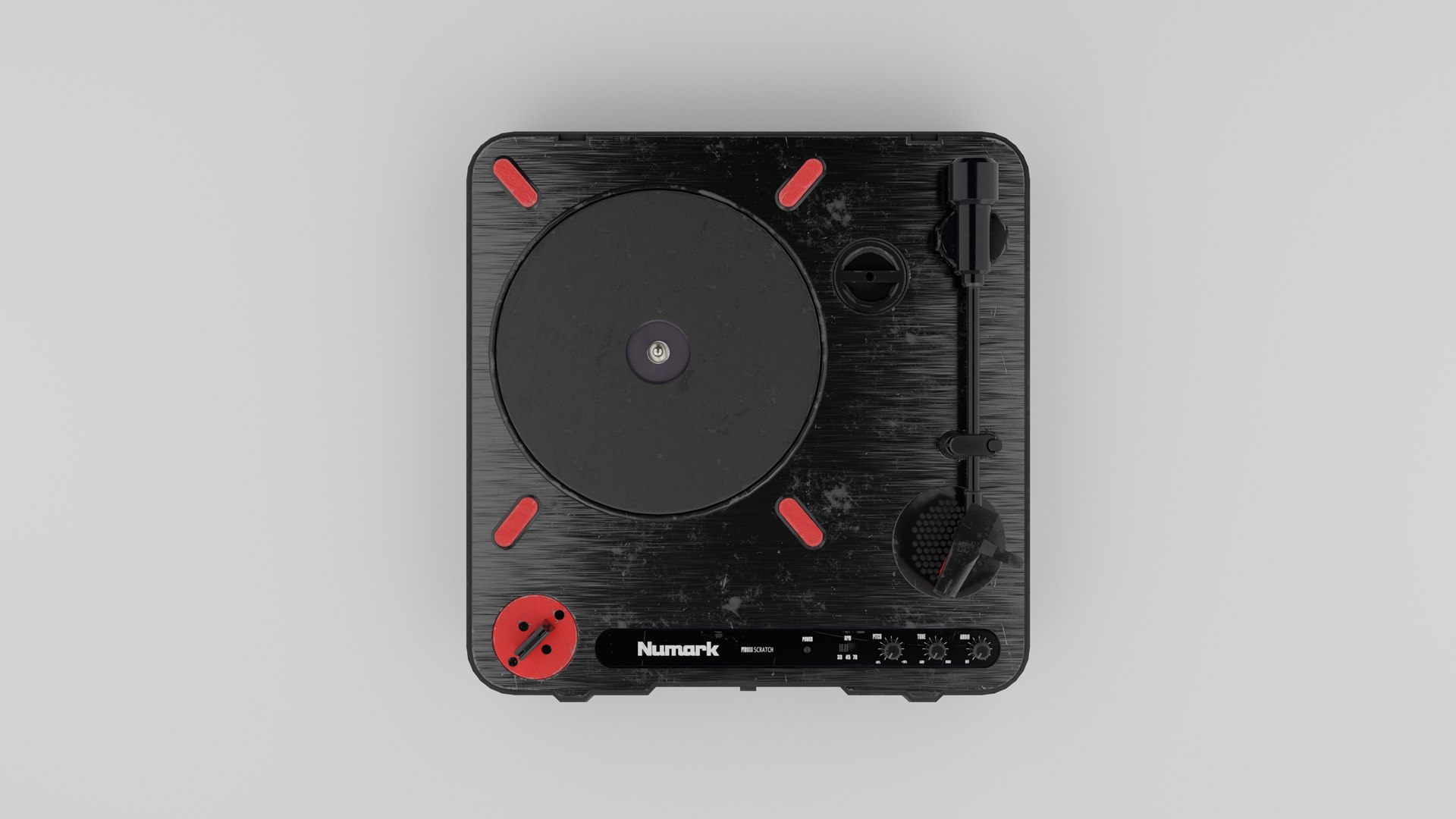 3D Model Numark PT01 Scratch Portable DJ Turntable - TurboSquid 2096036