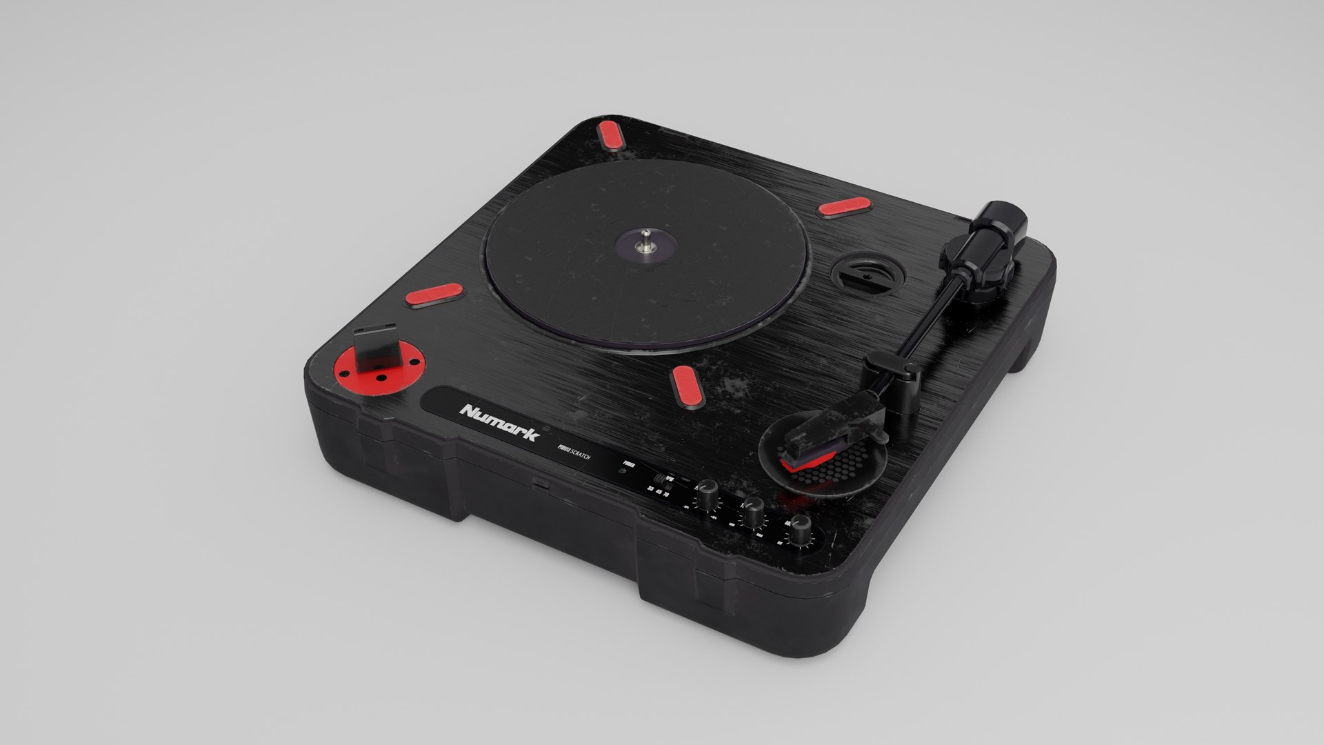 3D Model Numark PT01 Scratch Portable DJ Turntable - TurboSquid 2096036