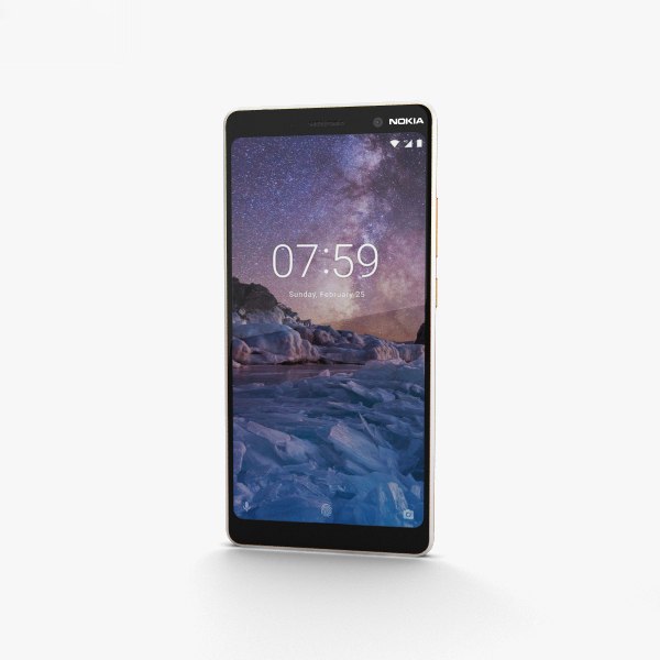 modelo 3d Nokia 7 Plus Blanco - TurboSquid 1420801