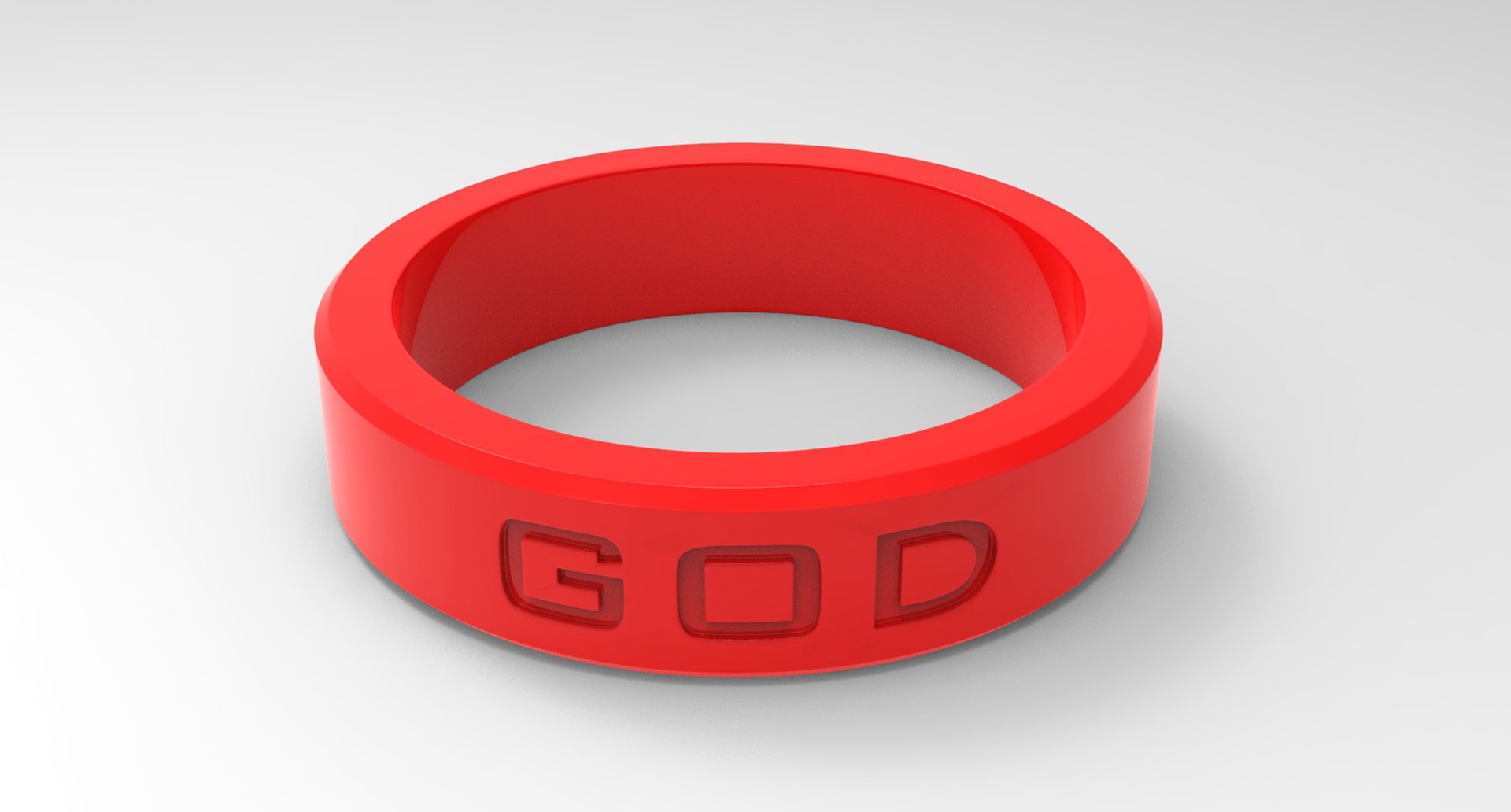 3D God Ring Red - TurboSquid 1889020