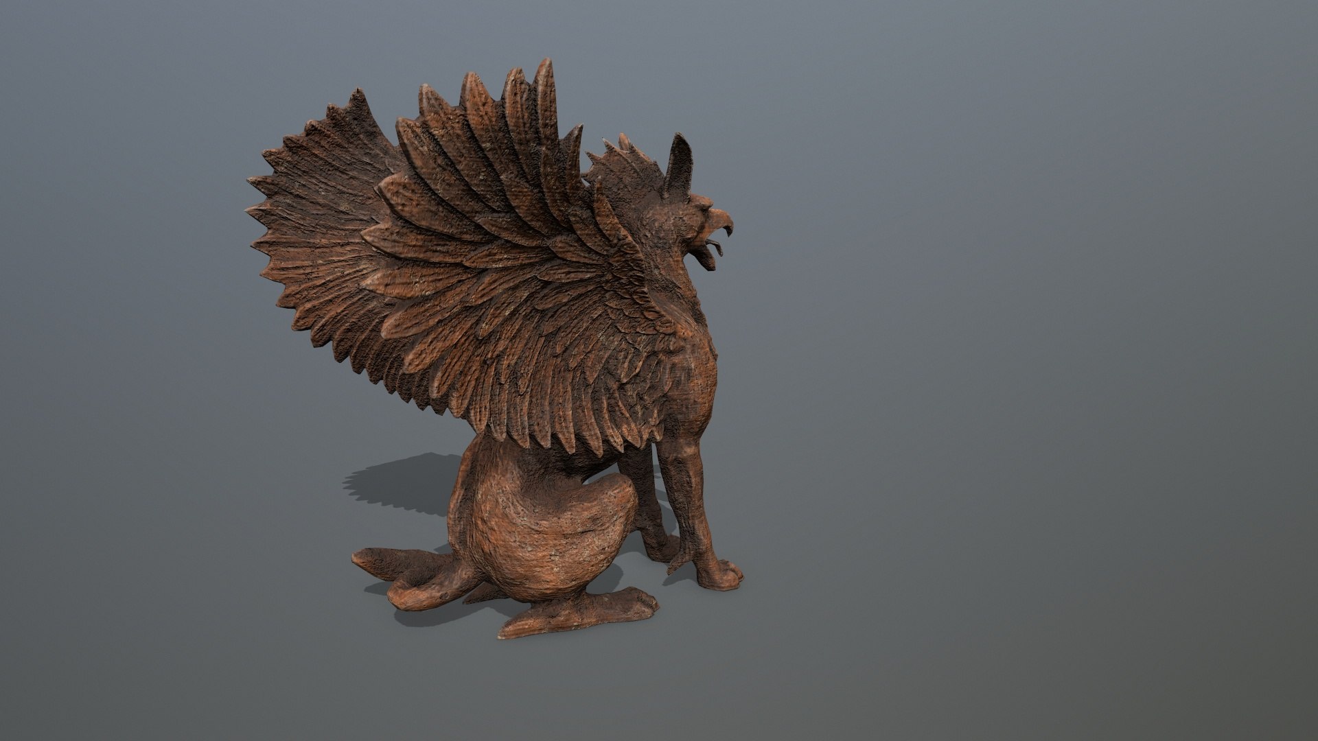 3D Statue Creature - TurboSquid 2077108