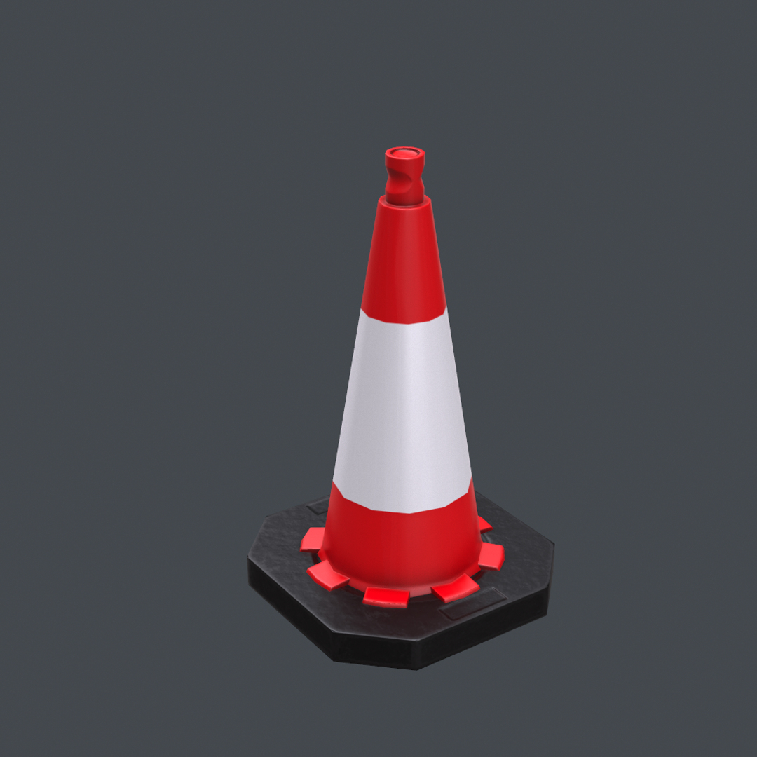 Traffic Cone 3d Model
