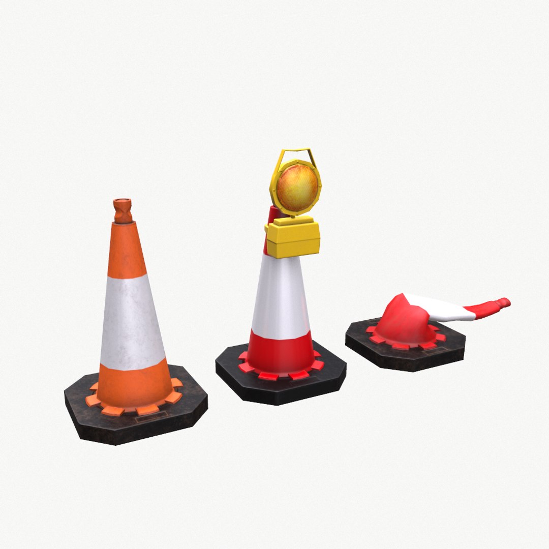 Traffic Cone 3d Model