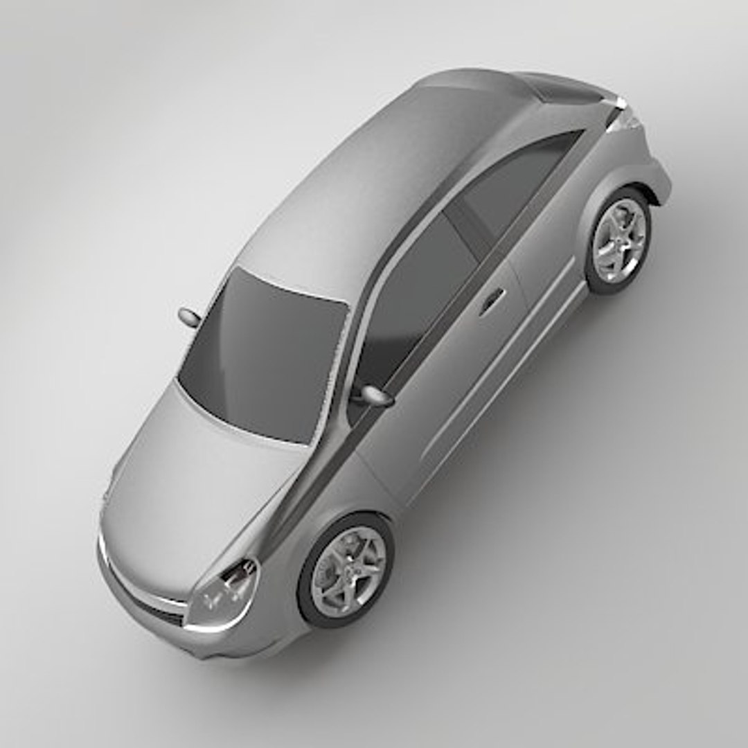 3d Standar Car Model