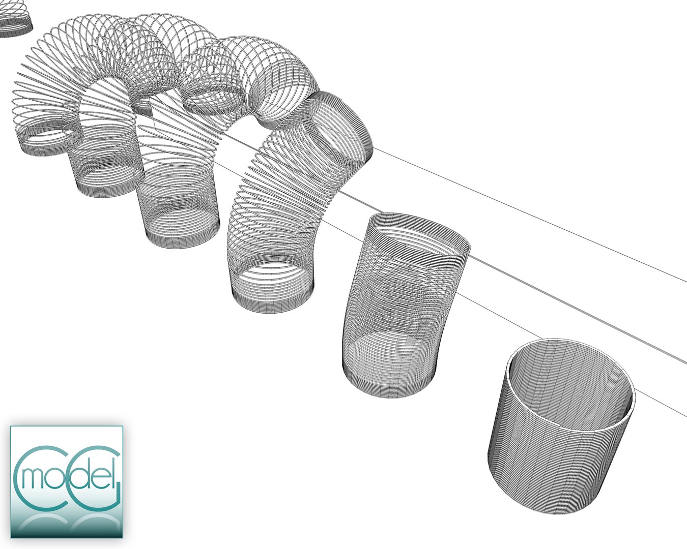 Slinky Toy 3d Model