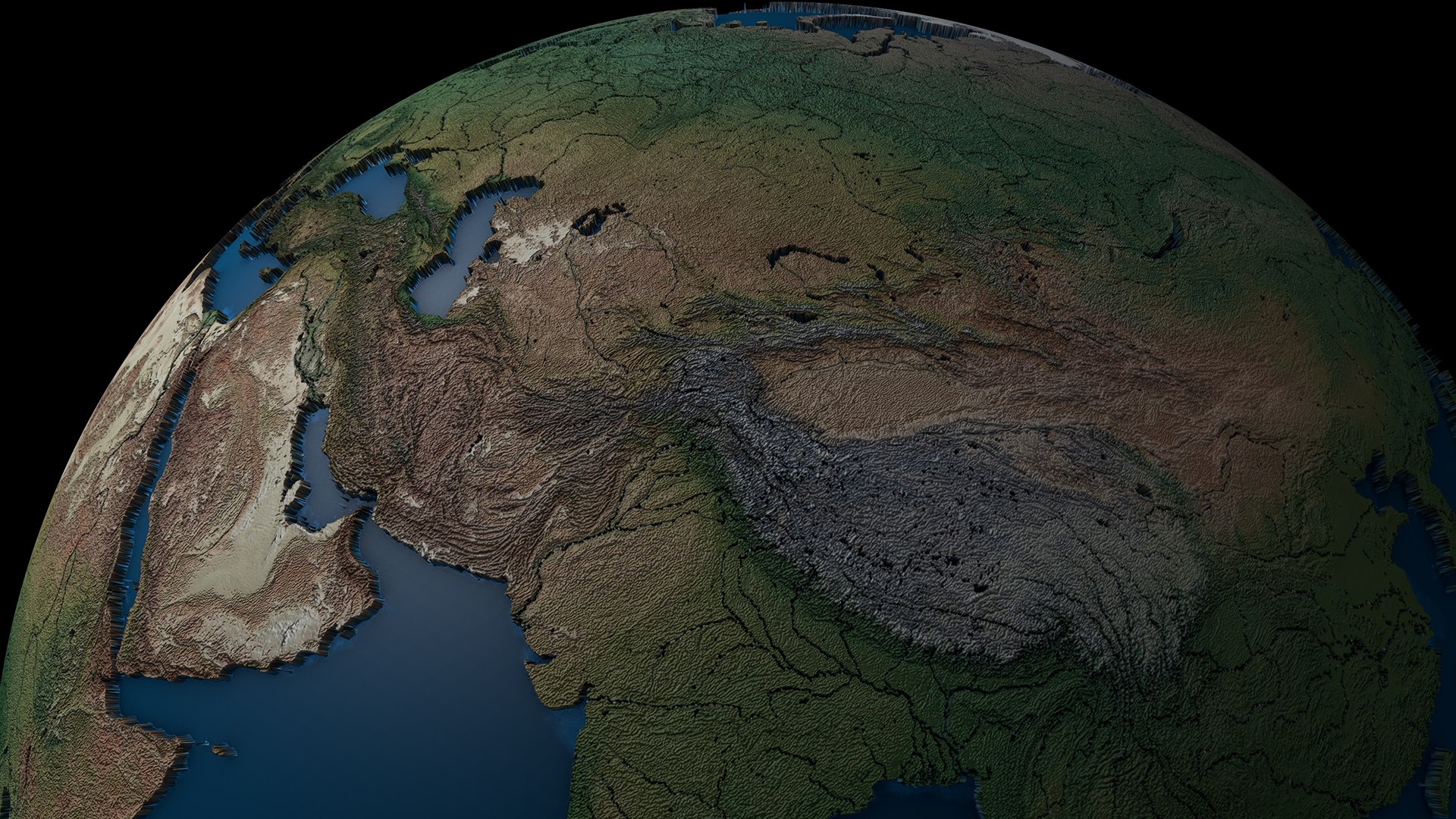 Earth World Globe Map 3D - TurboSquid 1990953