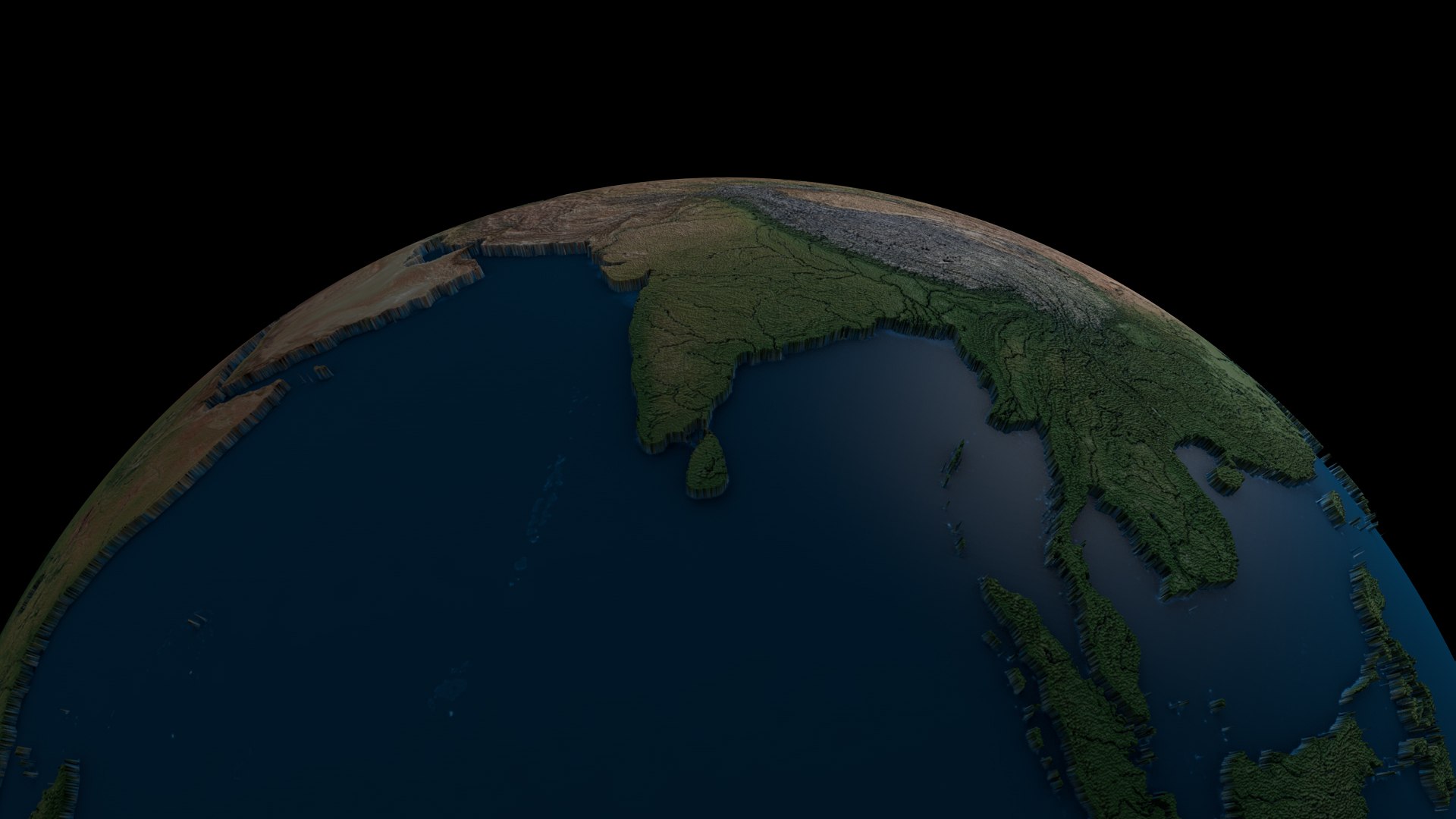 Earth World Globe Map 3D - TurboSquid 1990953