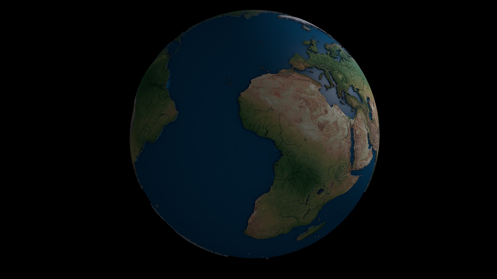 Earth World Globe Map 3D - TurboSquid 1990953