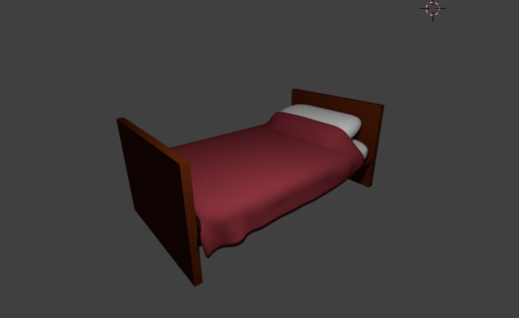 3d 3ds Simple Bed