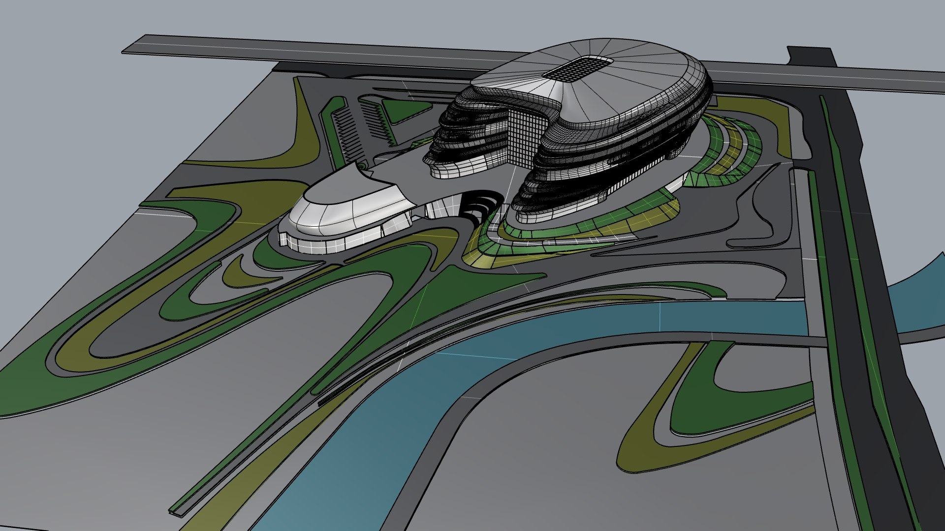 3D Shenzhen Science Museum - TurboSquid 2408778