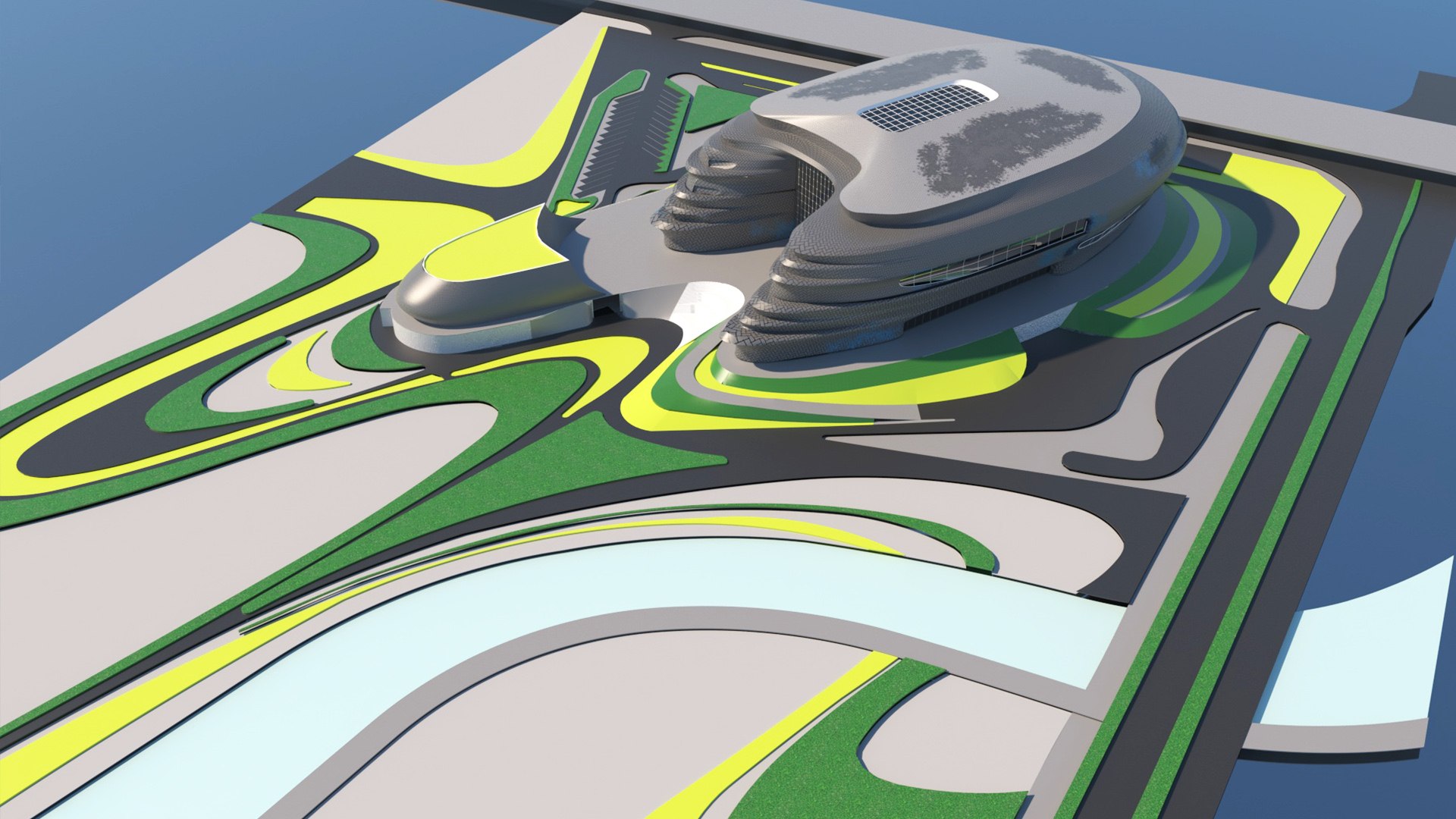 3D Shenzhen Science Museum - TurboSquid 2408778