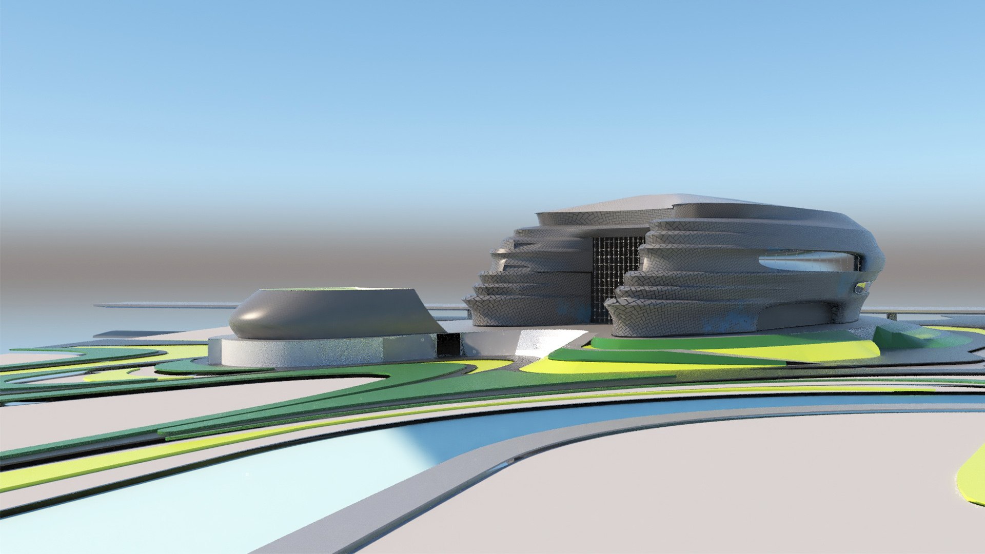 3D Shenzhen Science Museum - TurboSquid 2408778
