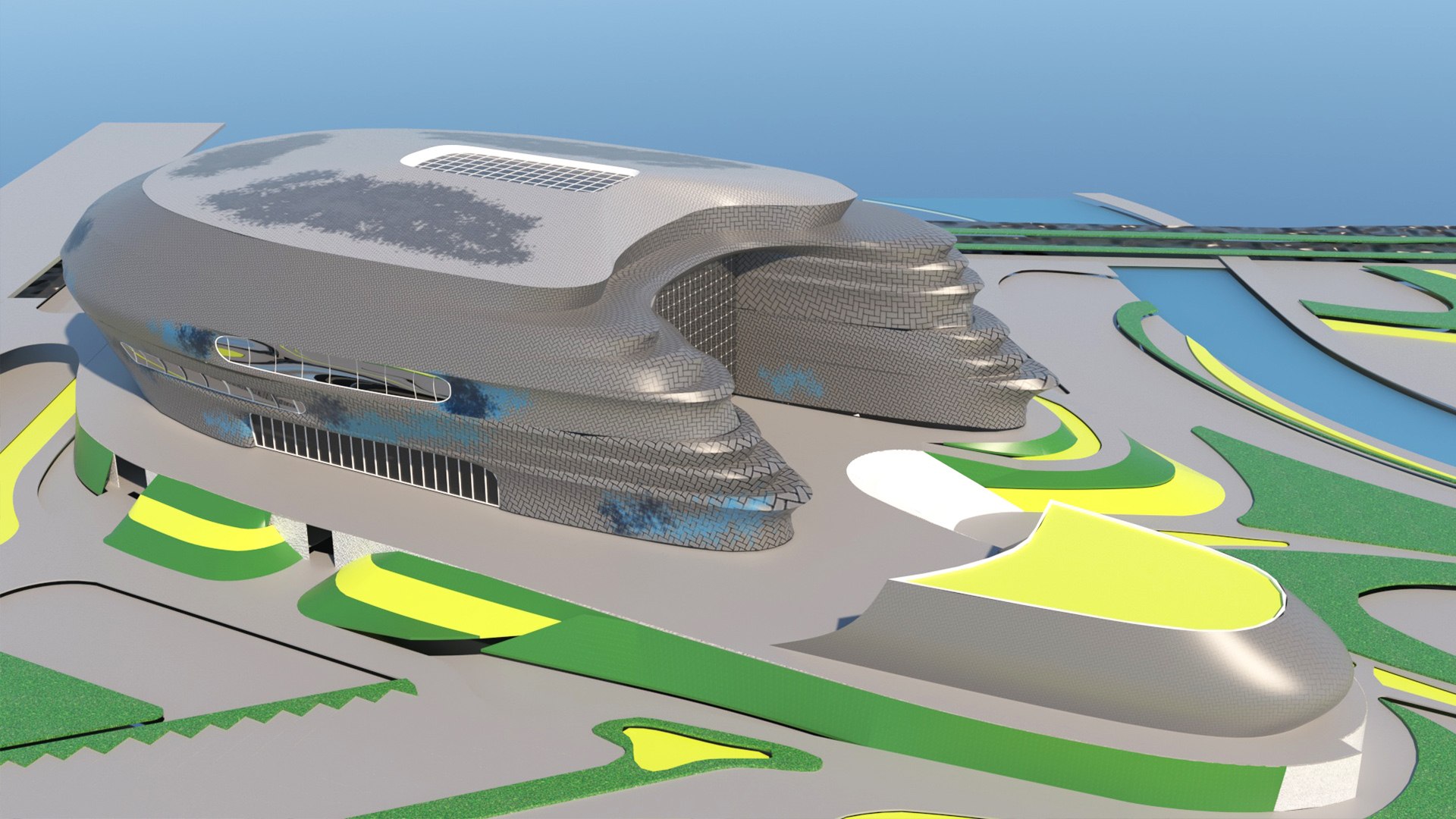 3D Shenzhen Science Museum - TurboSquid 2408778