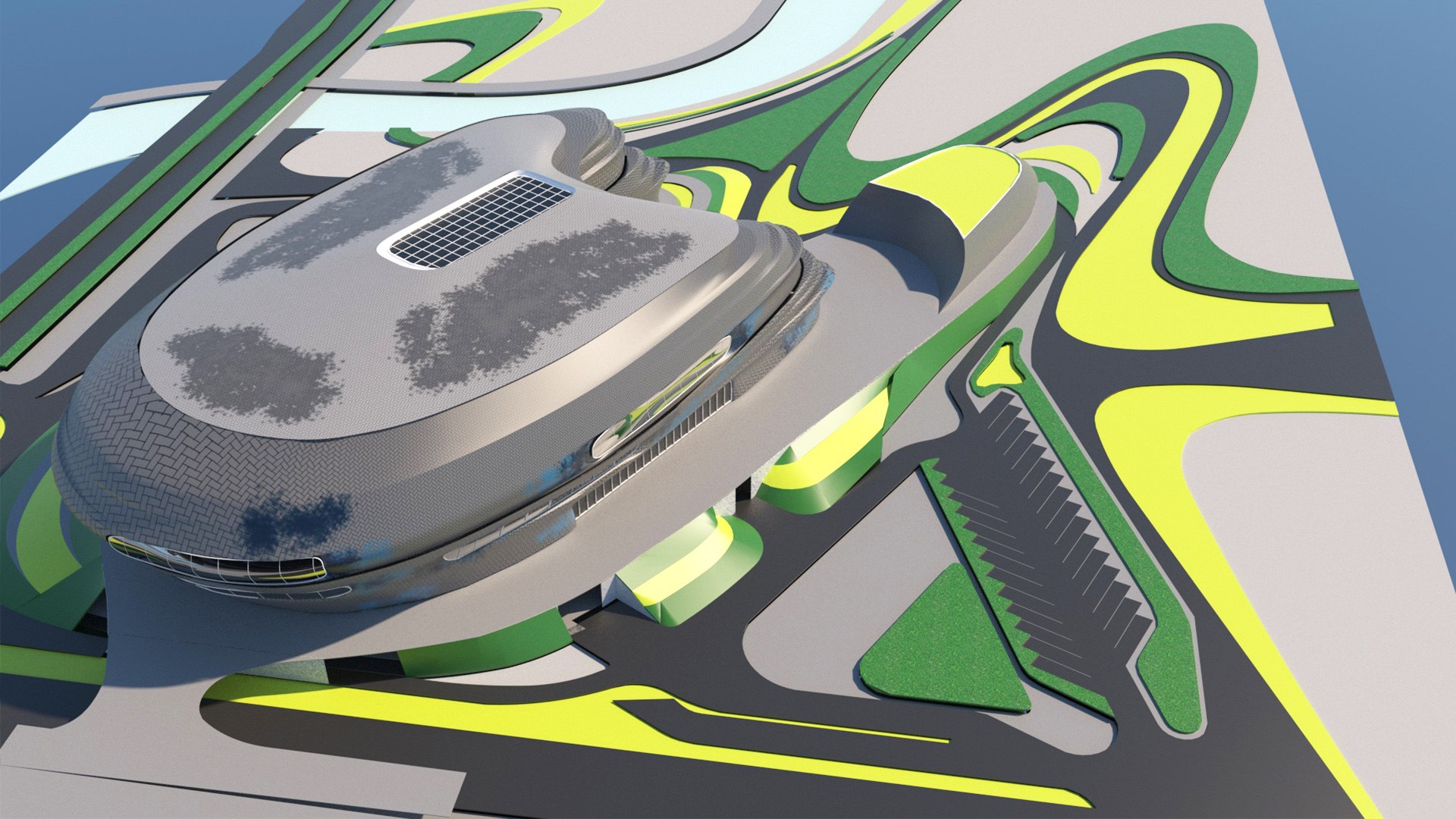 3D Shenzhen Science Museum - TurboSquid 2408778