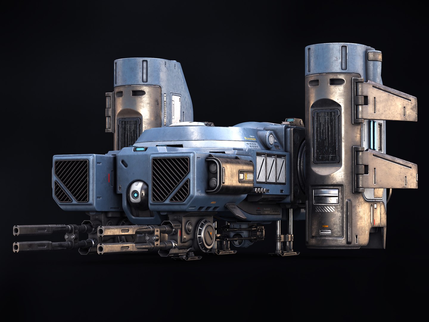 3D ranger spaceship - TurboSquid 1531889