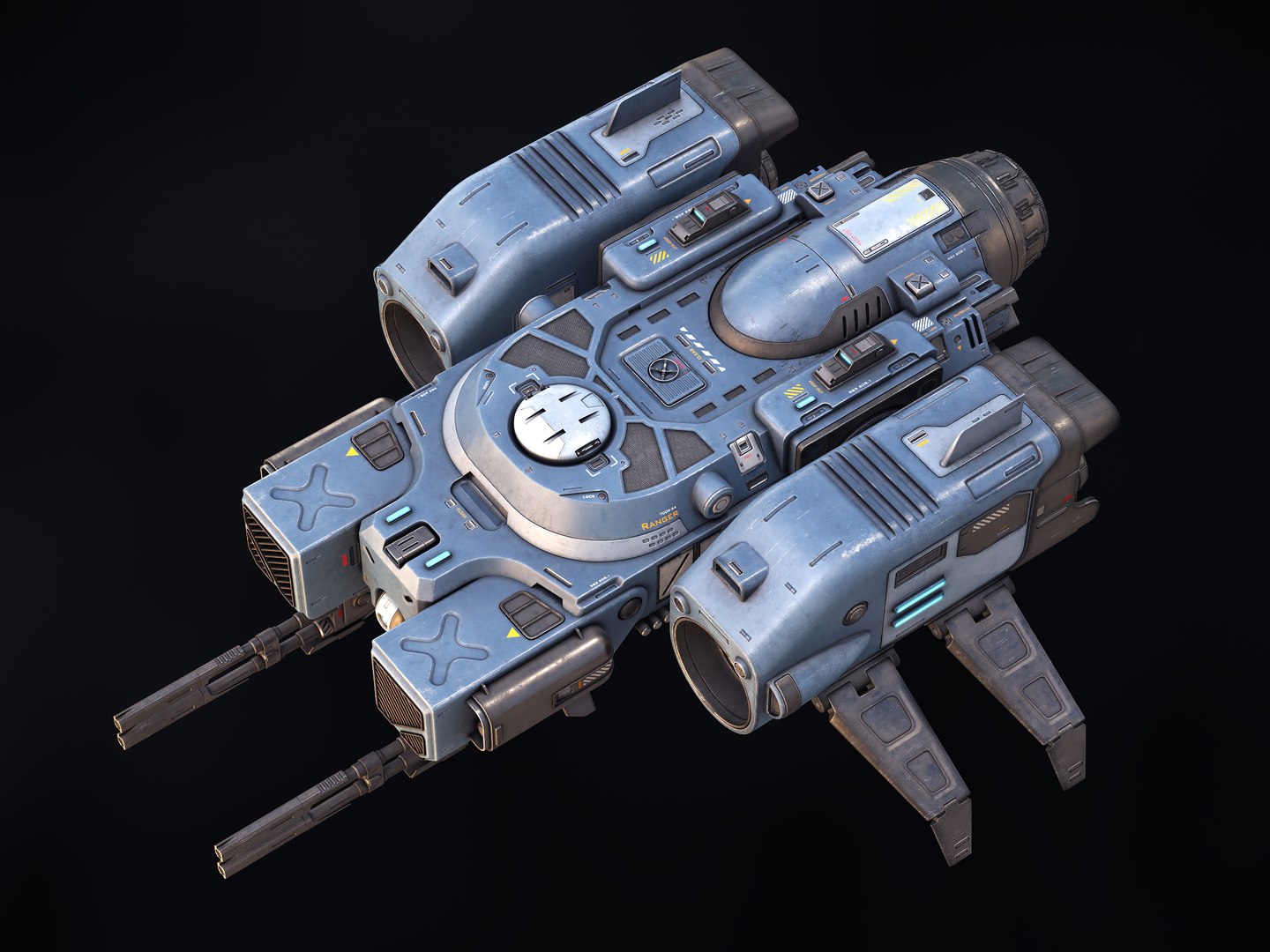 3D ranger spaceship - TurboSquid 1531889