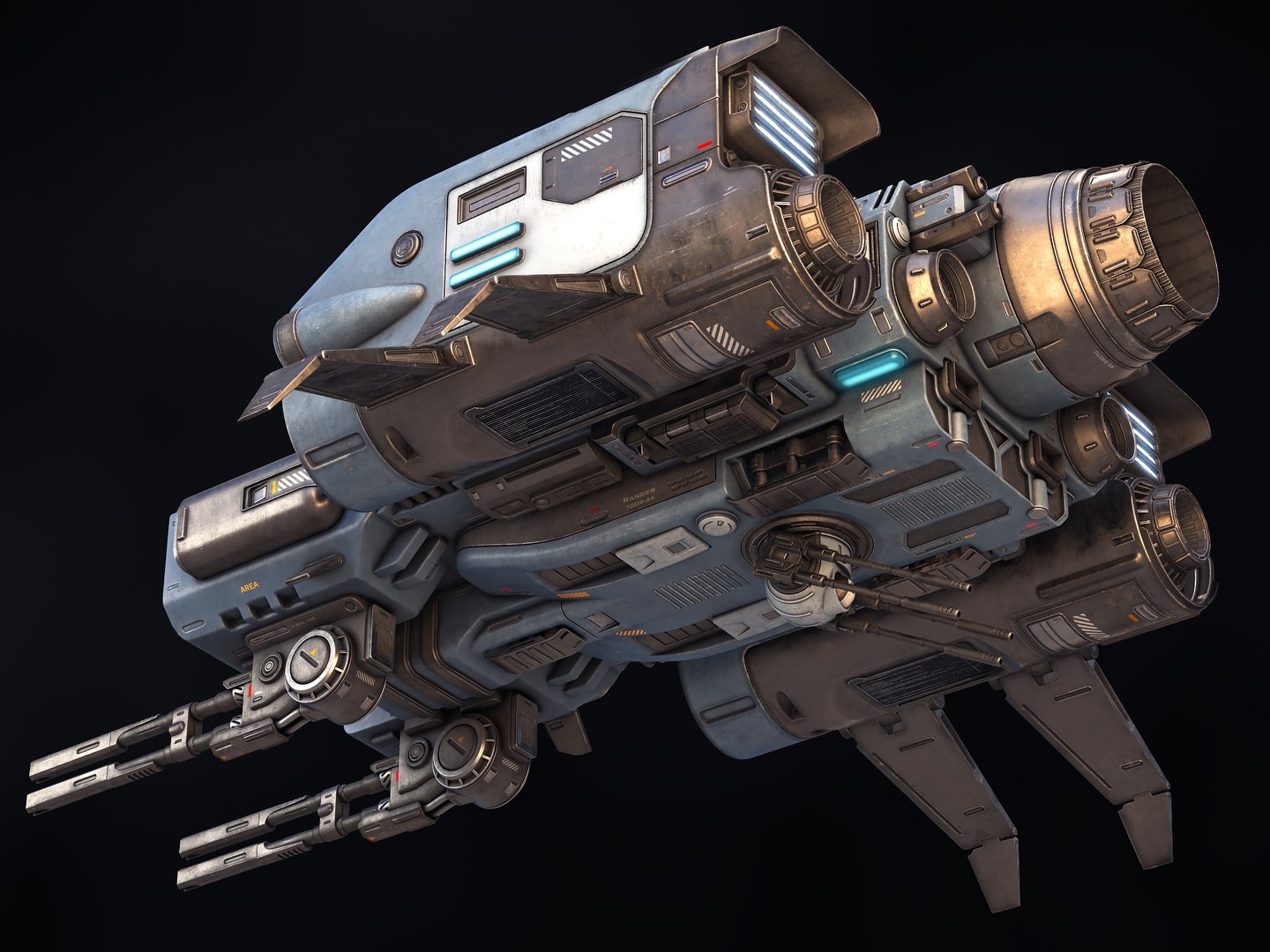 3D ranger spaceship - TurboSquid 1531889