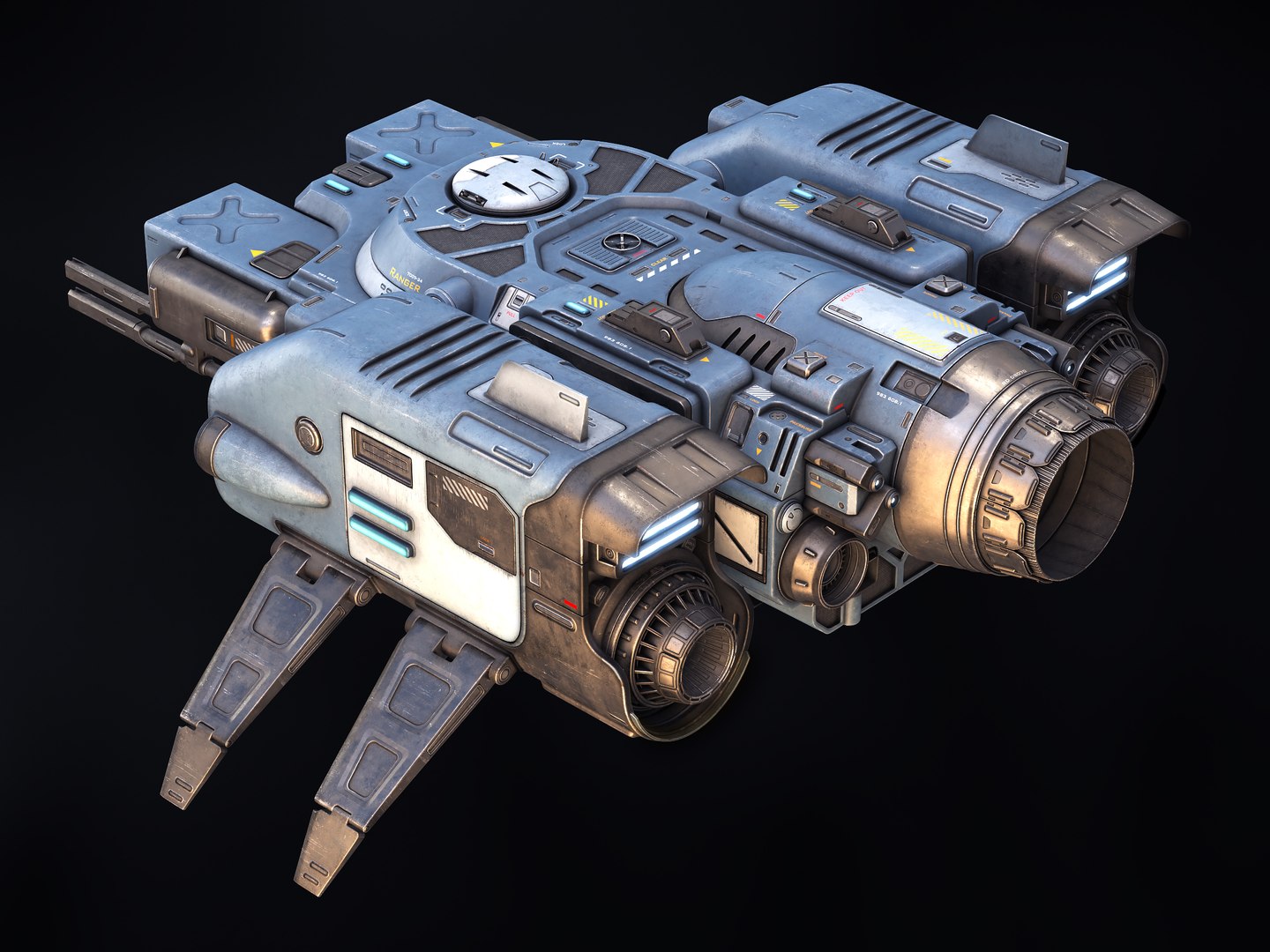 3D ranger spaceship - TurboSquid 1531889