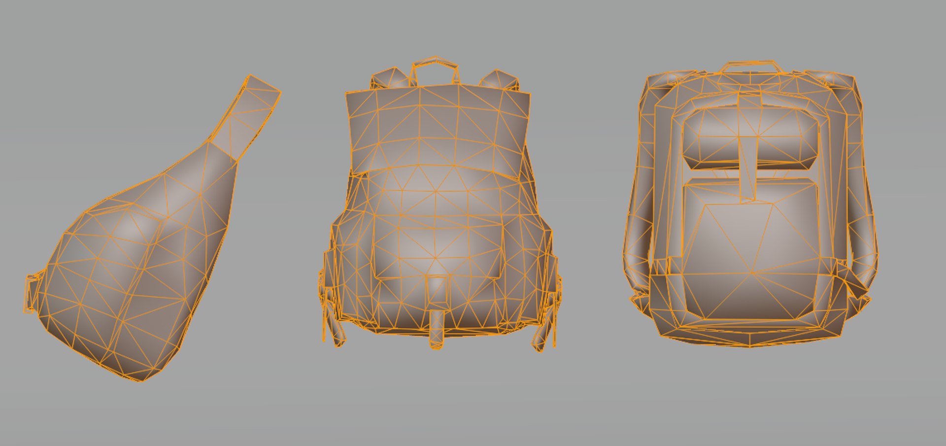 Bag 3x Fashionfox Backpack 3D Model - TurboSquid 1849421
