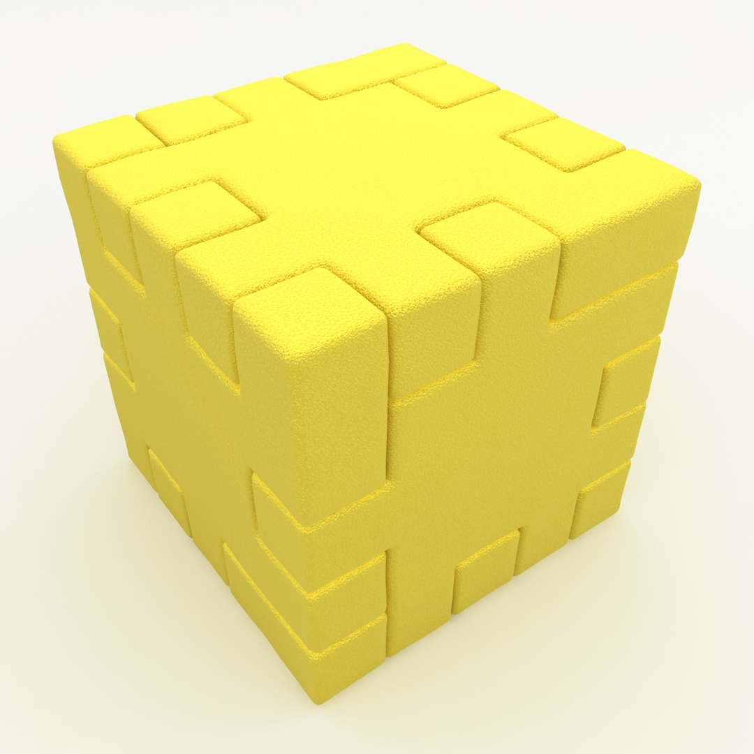 3d Happy Cube Set Model