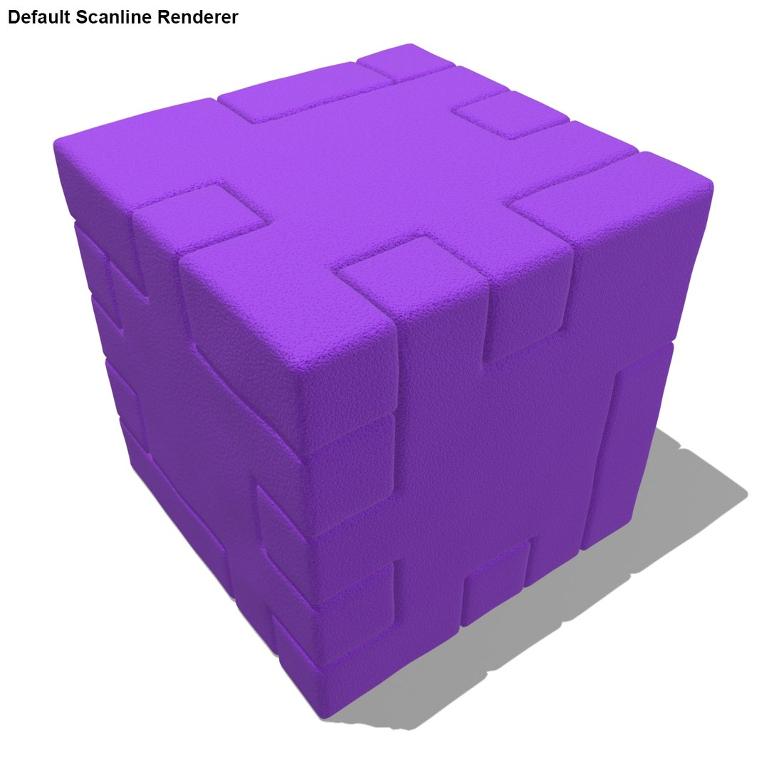 3d Happy Cube Set Model