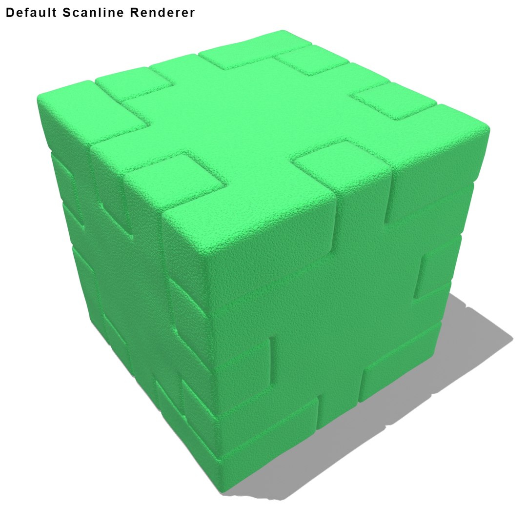 3d Happy Cube Set Model