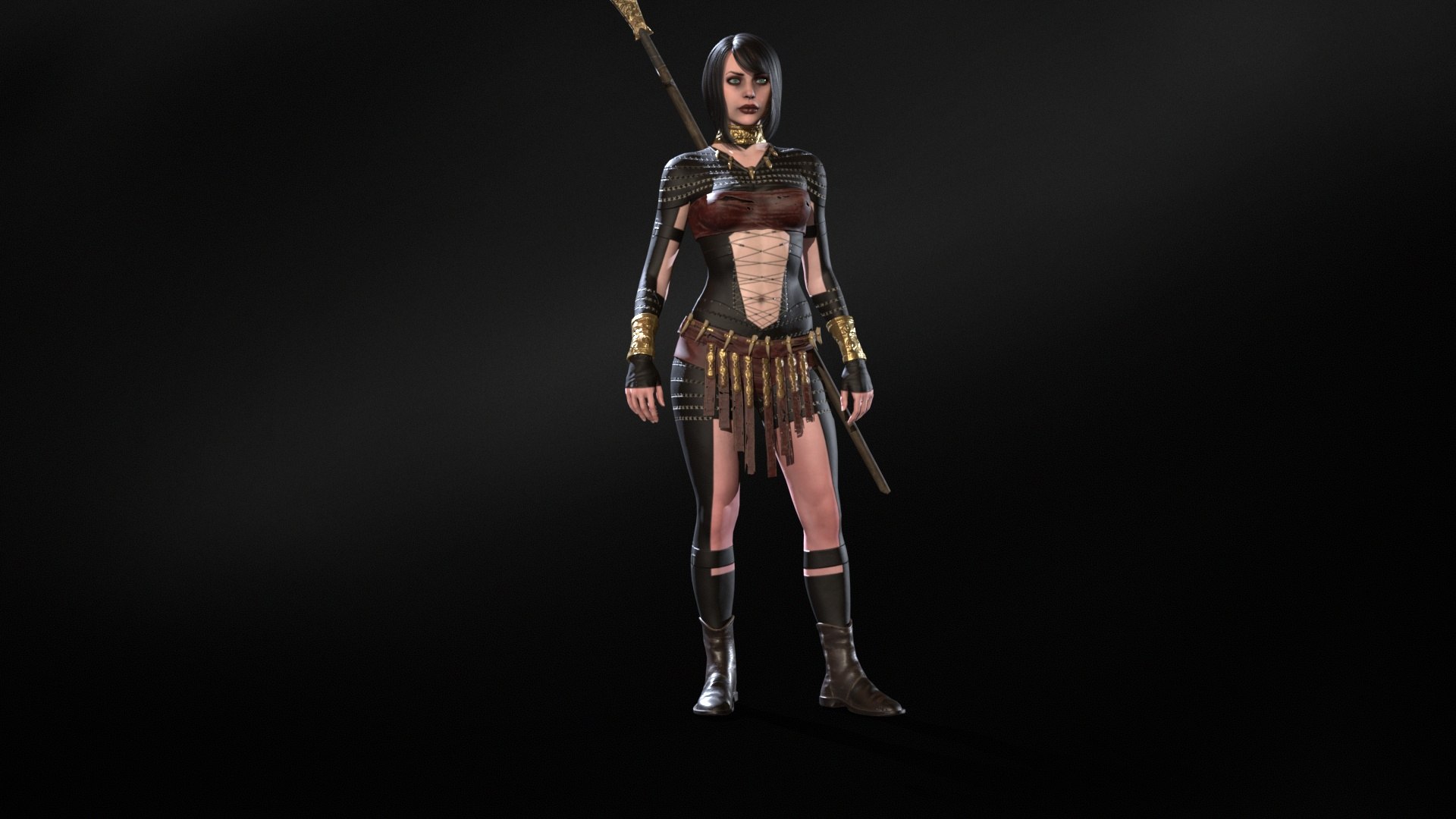 Defender Girl 3 3D Model - TurboSquid 2166966