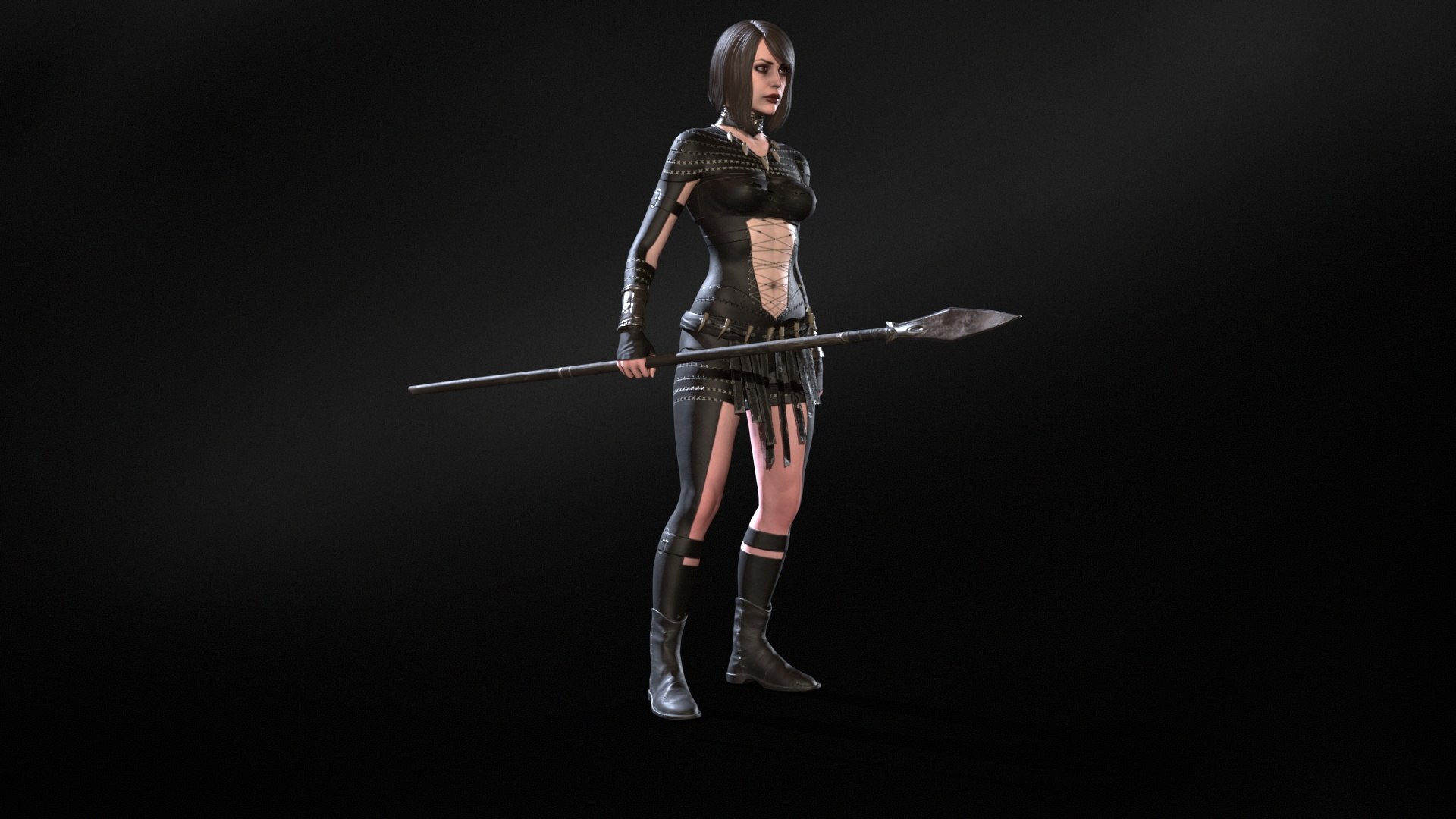 Defender Girl 3 3D Model - TurboSquid 2166966
