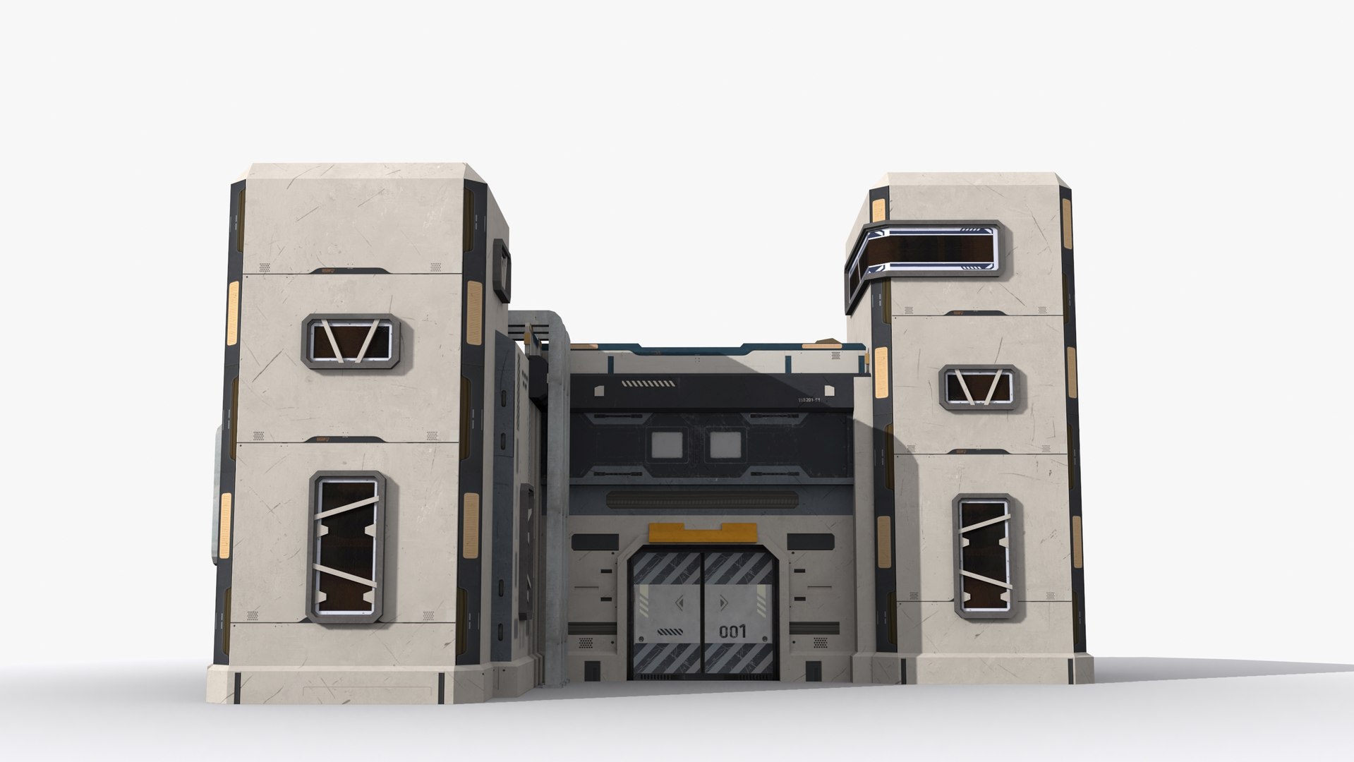 3D Sci-Fi Industrial x18 - TurboSquid 2162045