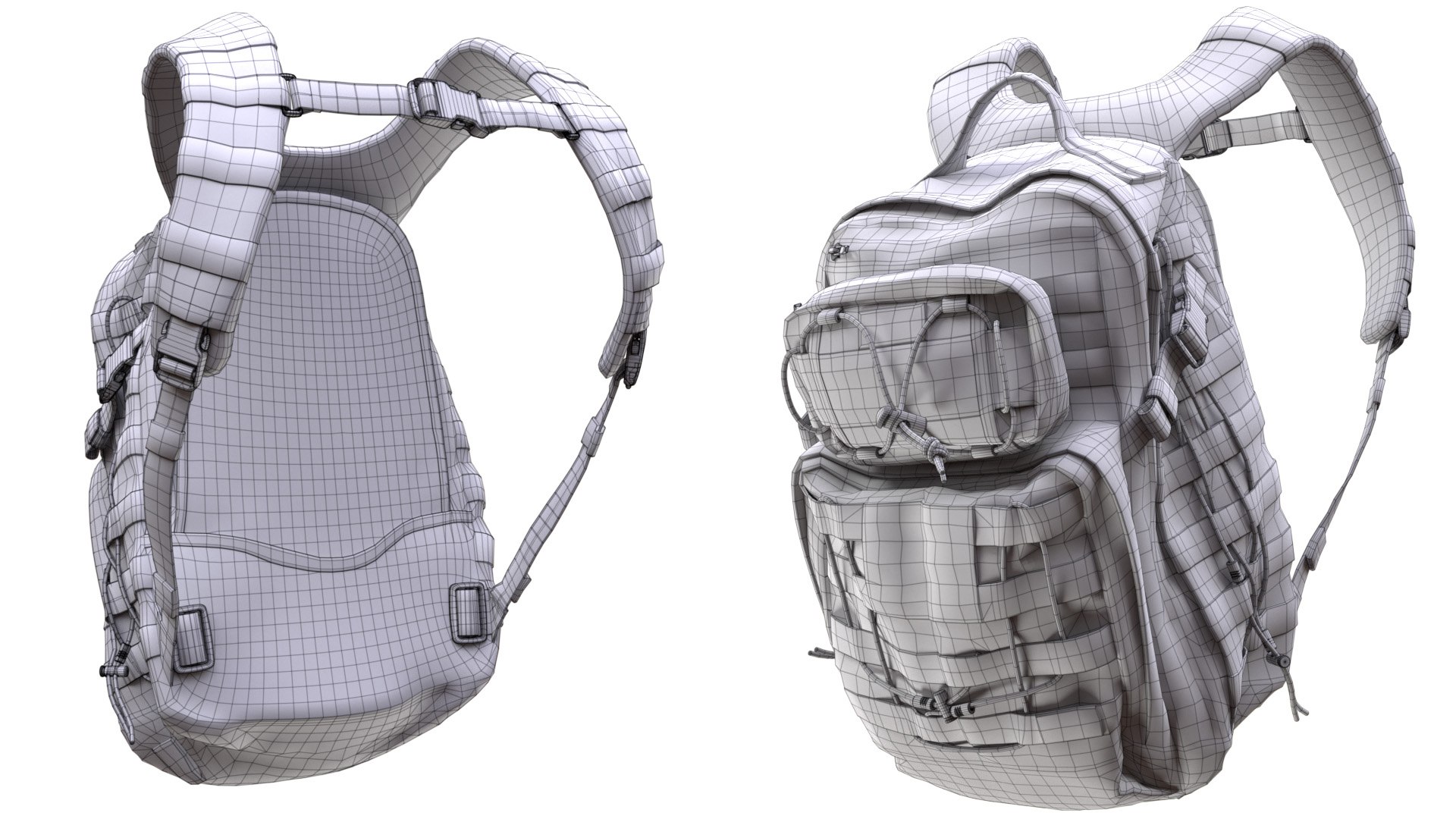 3D Backpack 112 - All MH Bodies UE5 Skeletons - Rigged Model ...