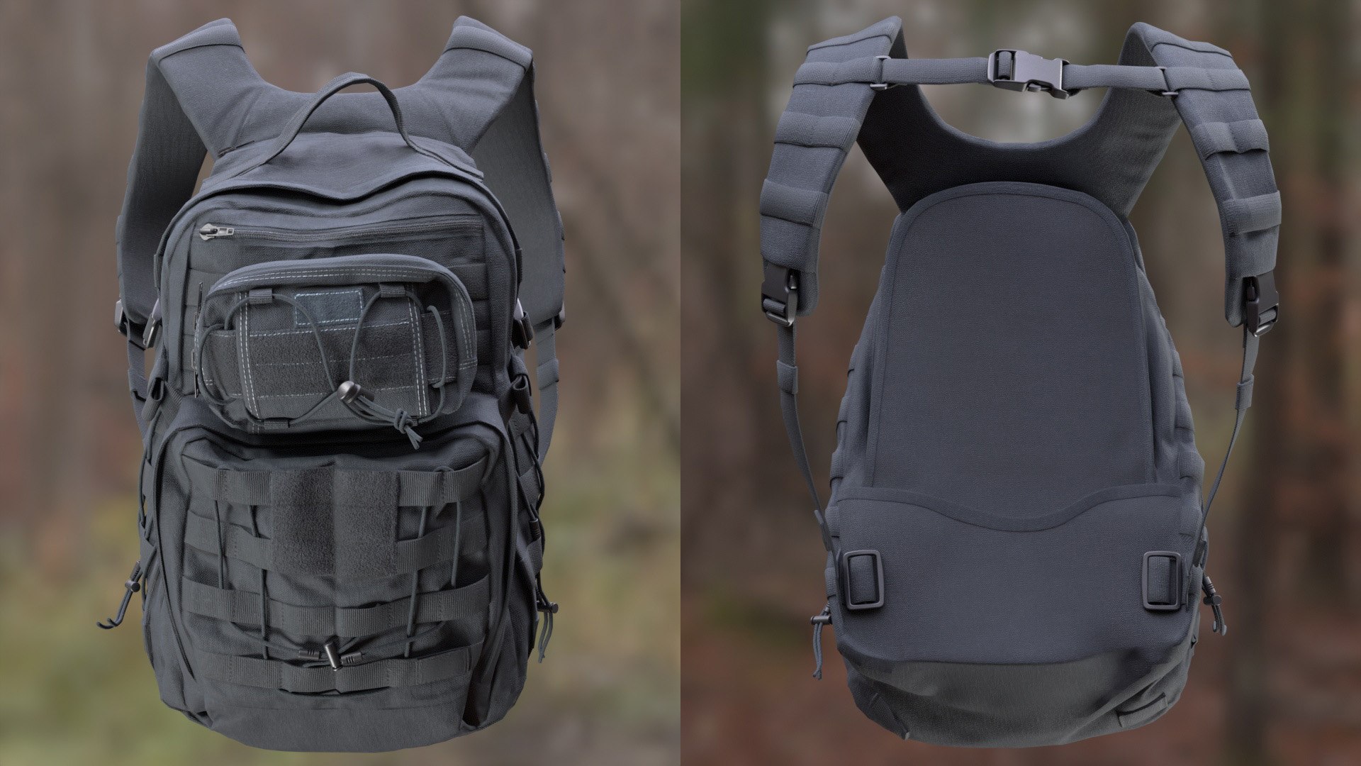 3D Backpack 112 - All MH Bodies UE5 Skeletons - Rigged Model ...