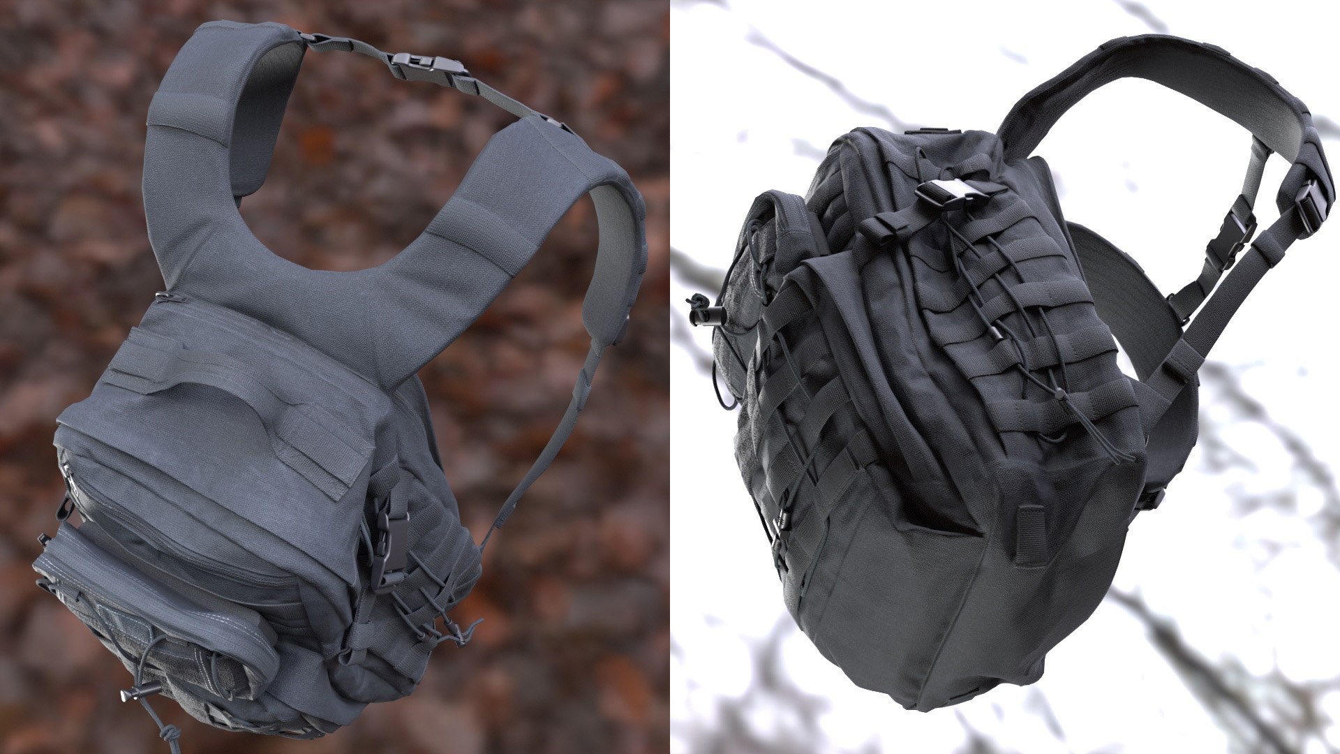 3D Backpack 112 - All MH Bodies UE5 Skeletons - Rigged Model ...