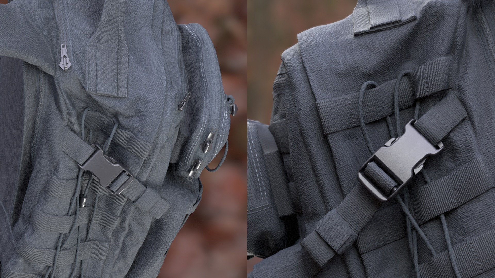 3D Backpack 112 - All MH Bodies UE5 Skeletons - Rigged Model ...