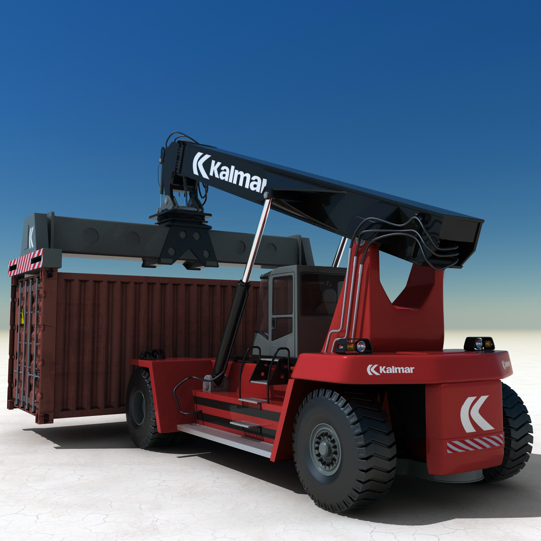 max kalmar reach stacker container