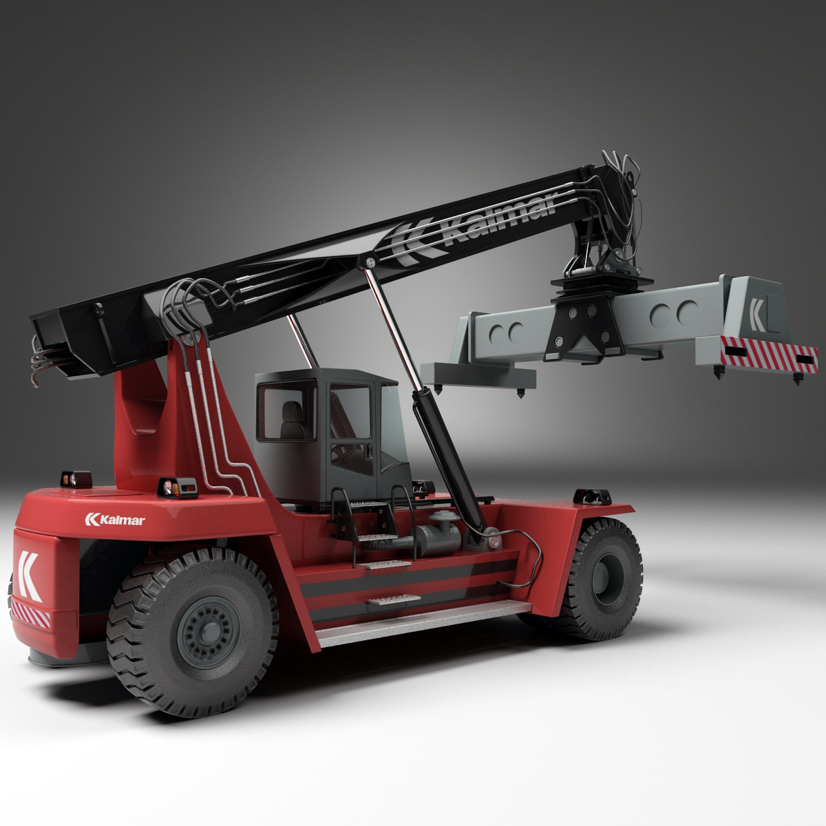 max kalmar reach stacker container