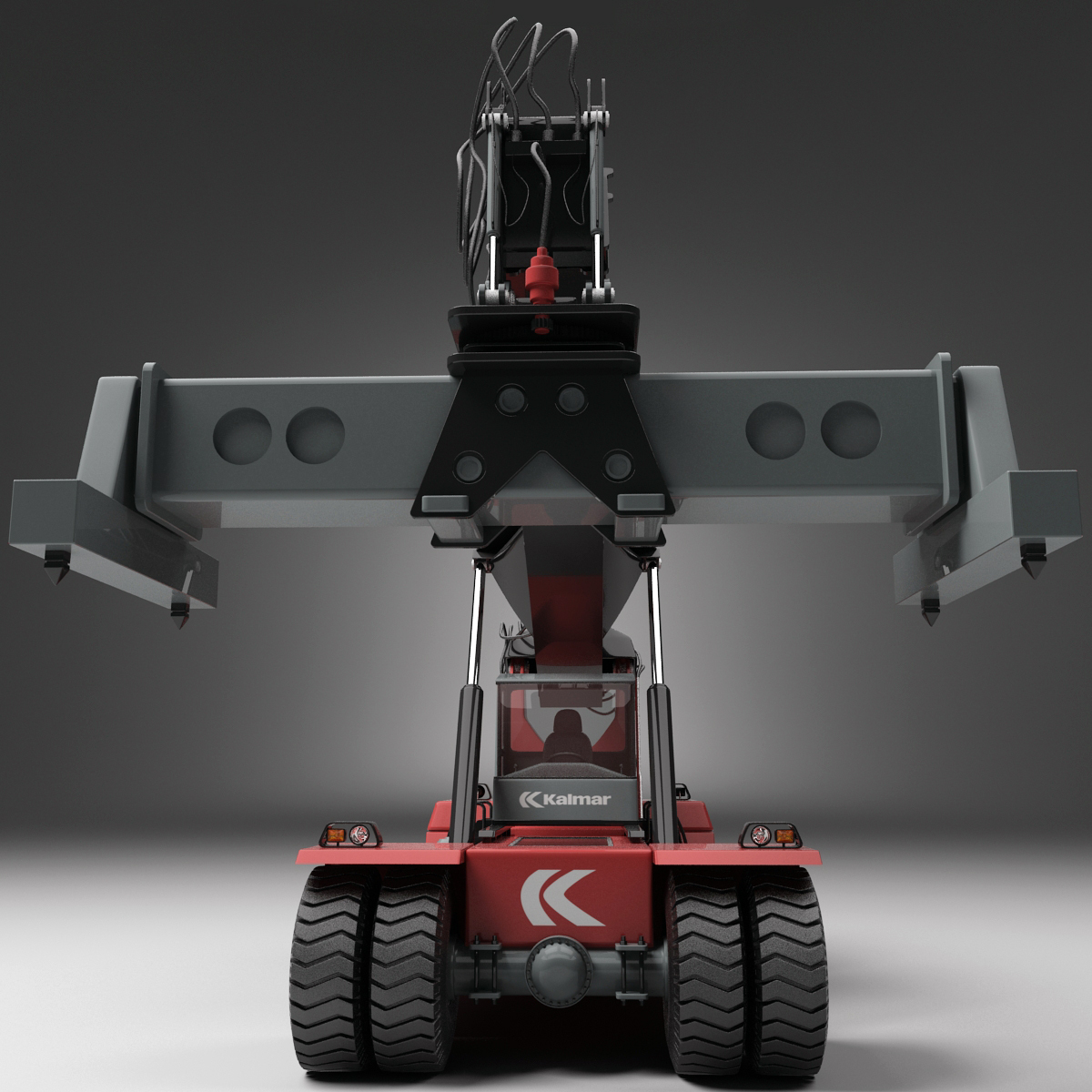 max kalmar reach stacker container