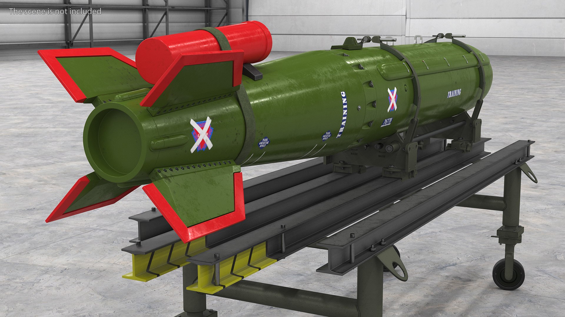 Cart with Israel Nuclear Warhead 3D - TurboSquid 2113742