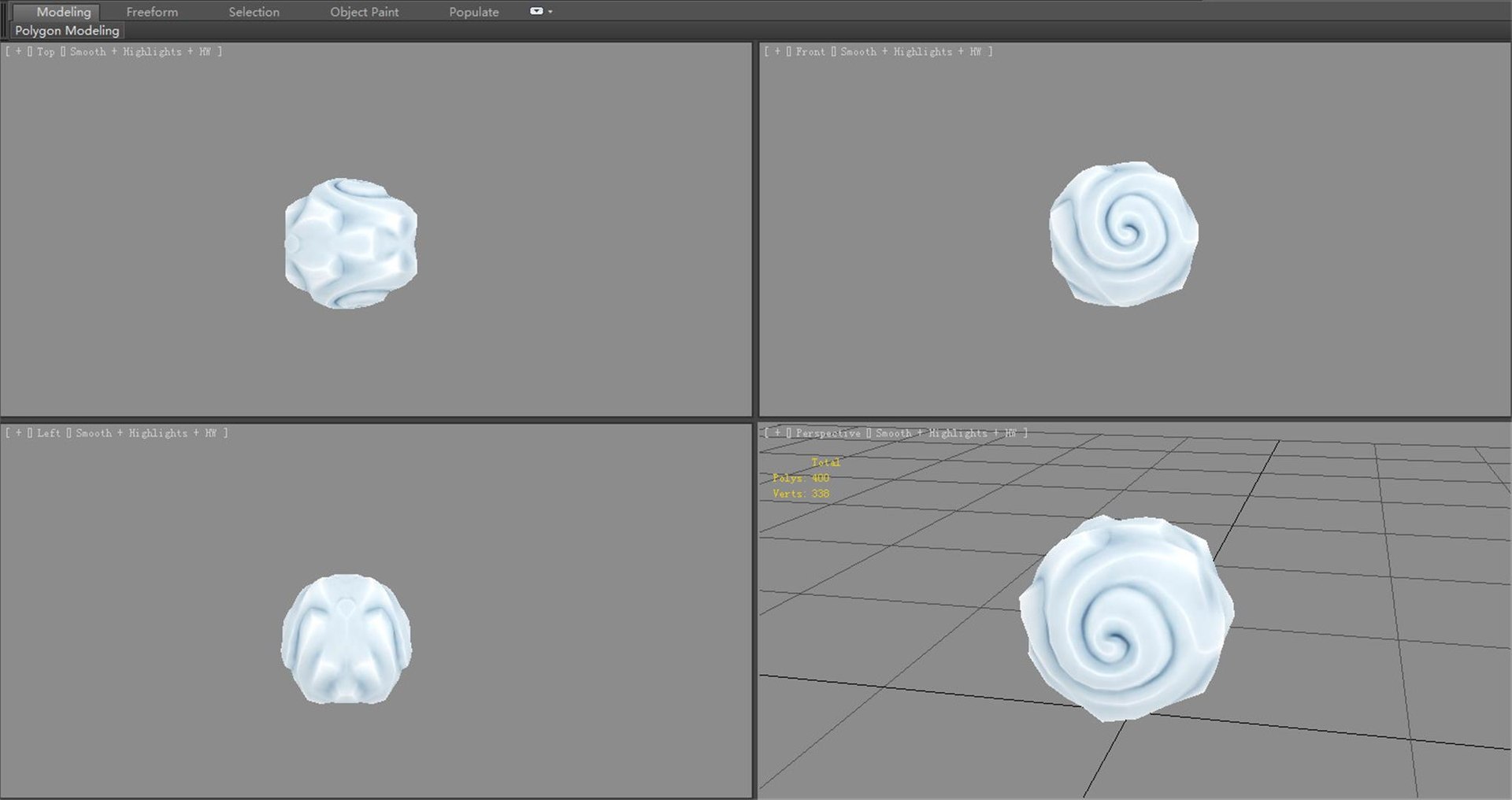 3D Cartoon Snowball - Iceball - Game Skills - Frozen Ball Model ...