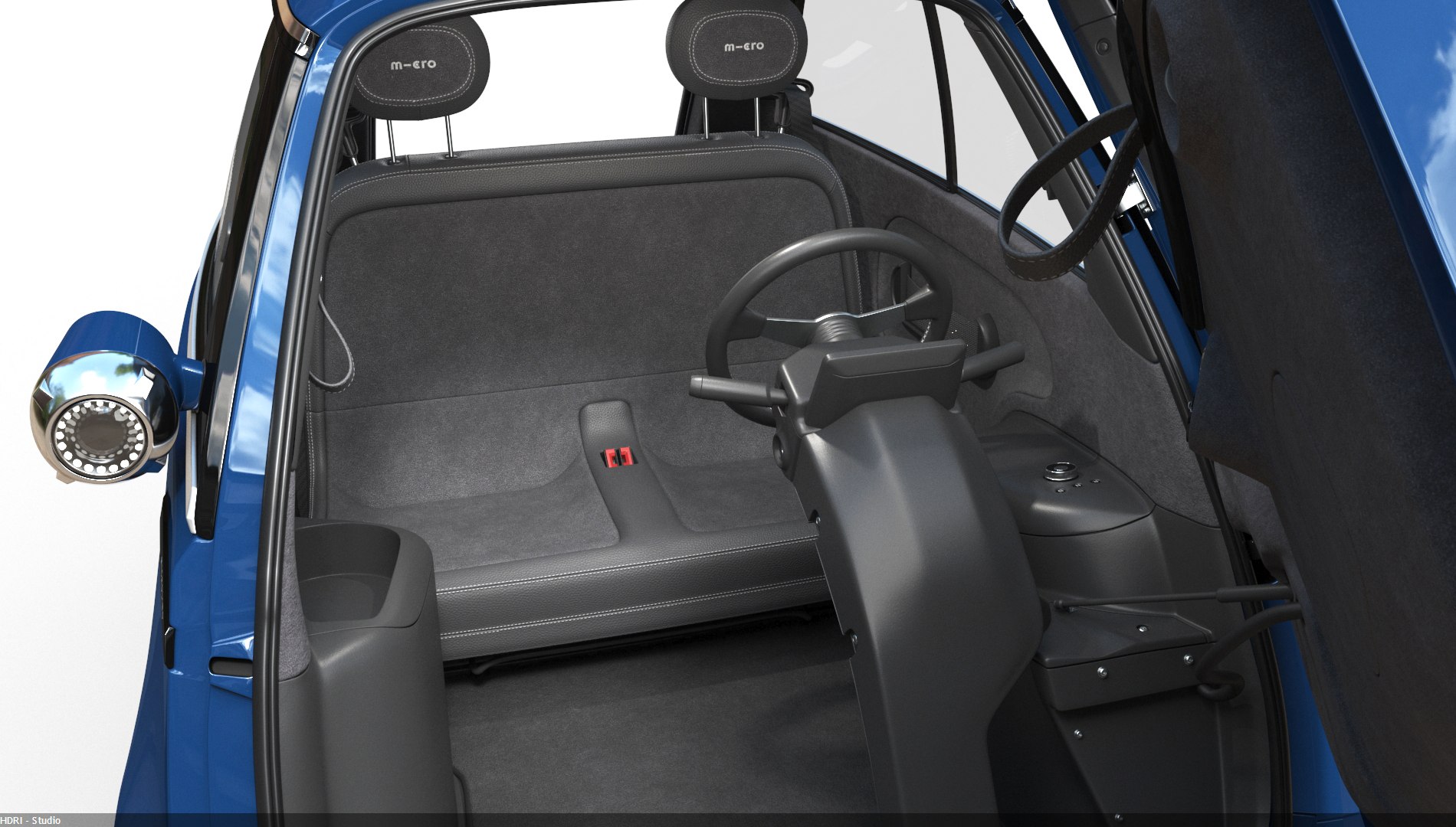 Microlino M-ERO EV City Car 4 Color Options 3D Model - TurboSquid 2302620