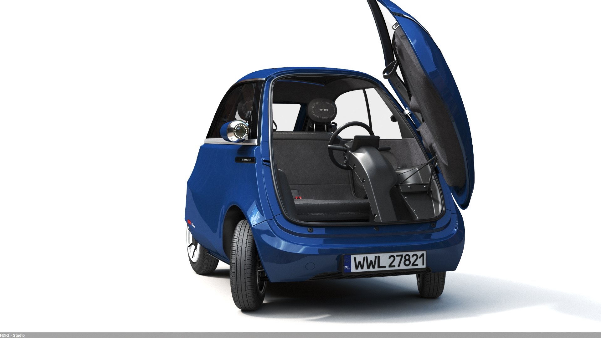 Microlino M-ERO EV City Car 4 Color Options 3D Model - TurboSquid 2302620