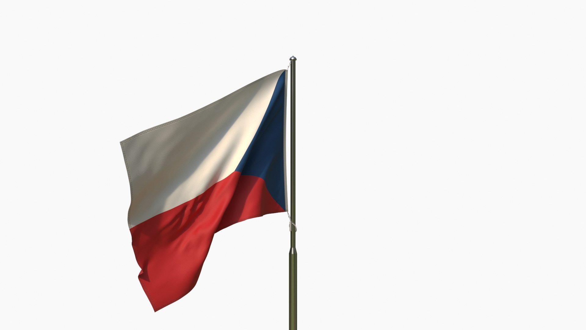 Animated Czech Republic Flag 3D - TurboSquid 1795687