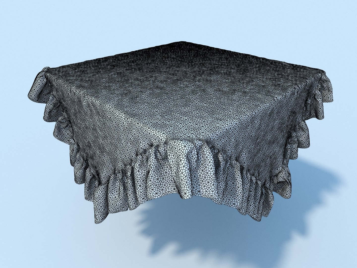 Table Cloth Tablecloth 3d Max