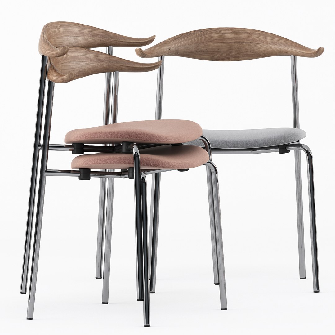 CH388 DINING TABLE And CH88P Chair 3D Model - TurboSquid 1800596
