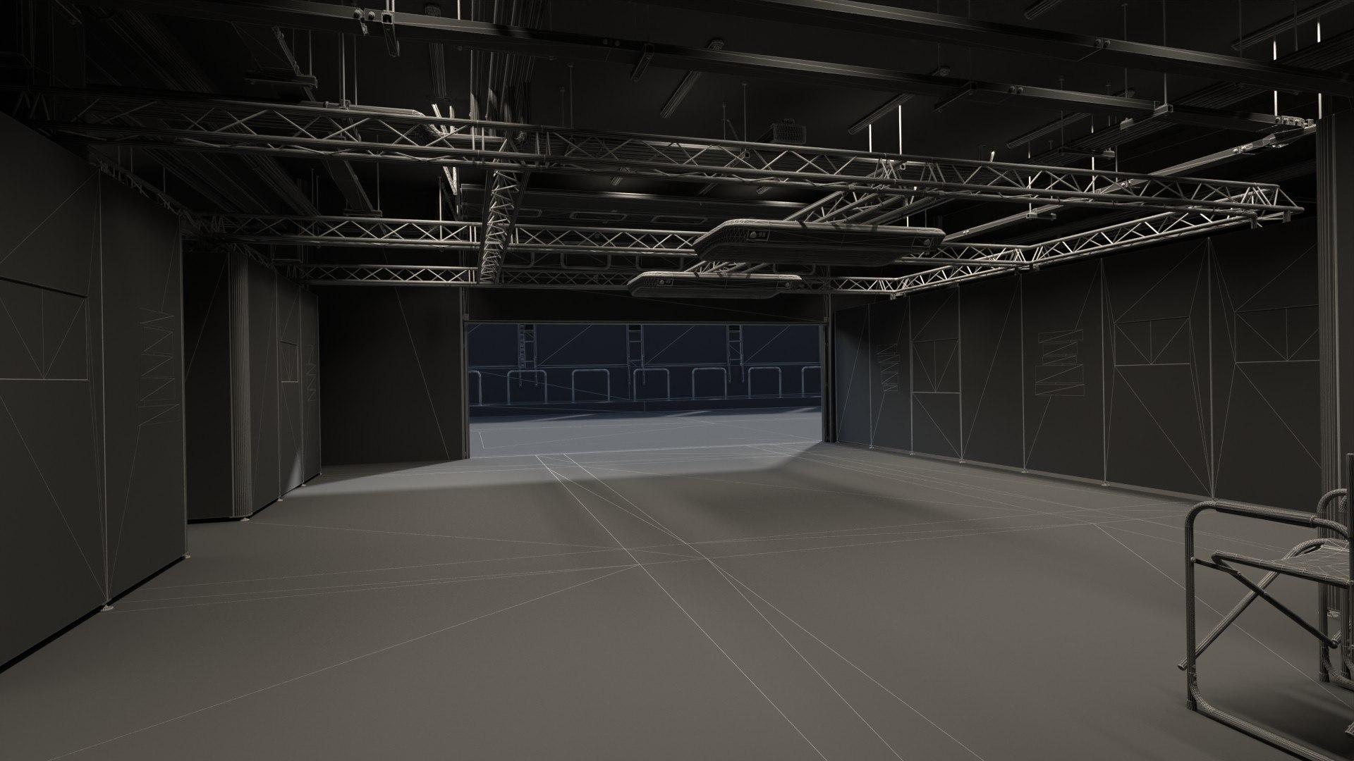 Base Racing Team Garage 4 3D Model - TurboSquid 2267222