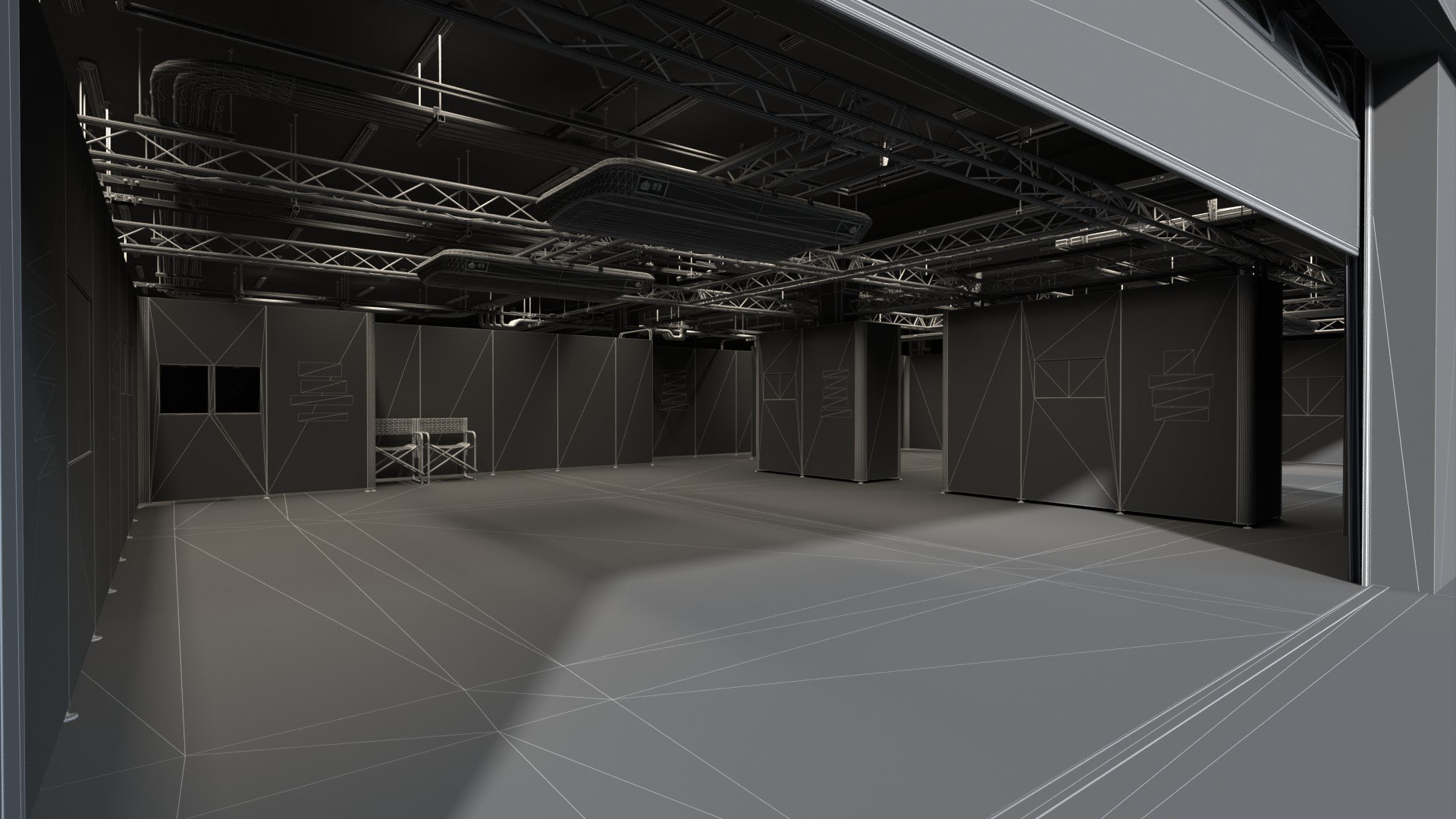 Base Racing Team Garage 4 3D Model - TurboSquid 2267222