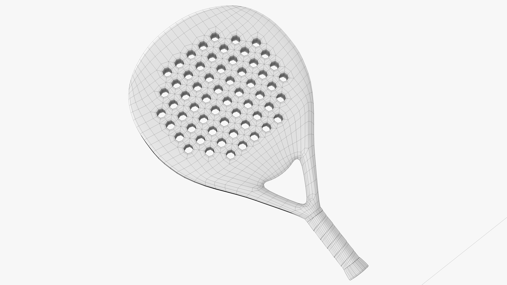 Padel racket 3D - TurboSquid 1873818
