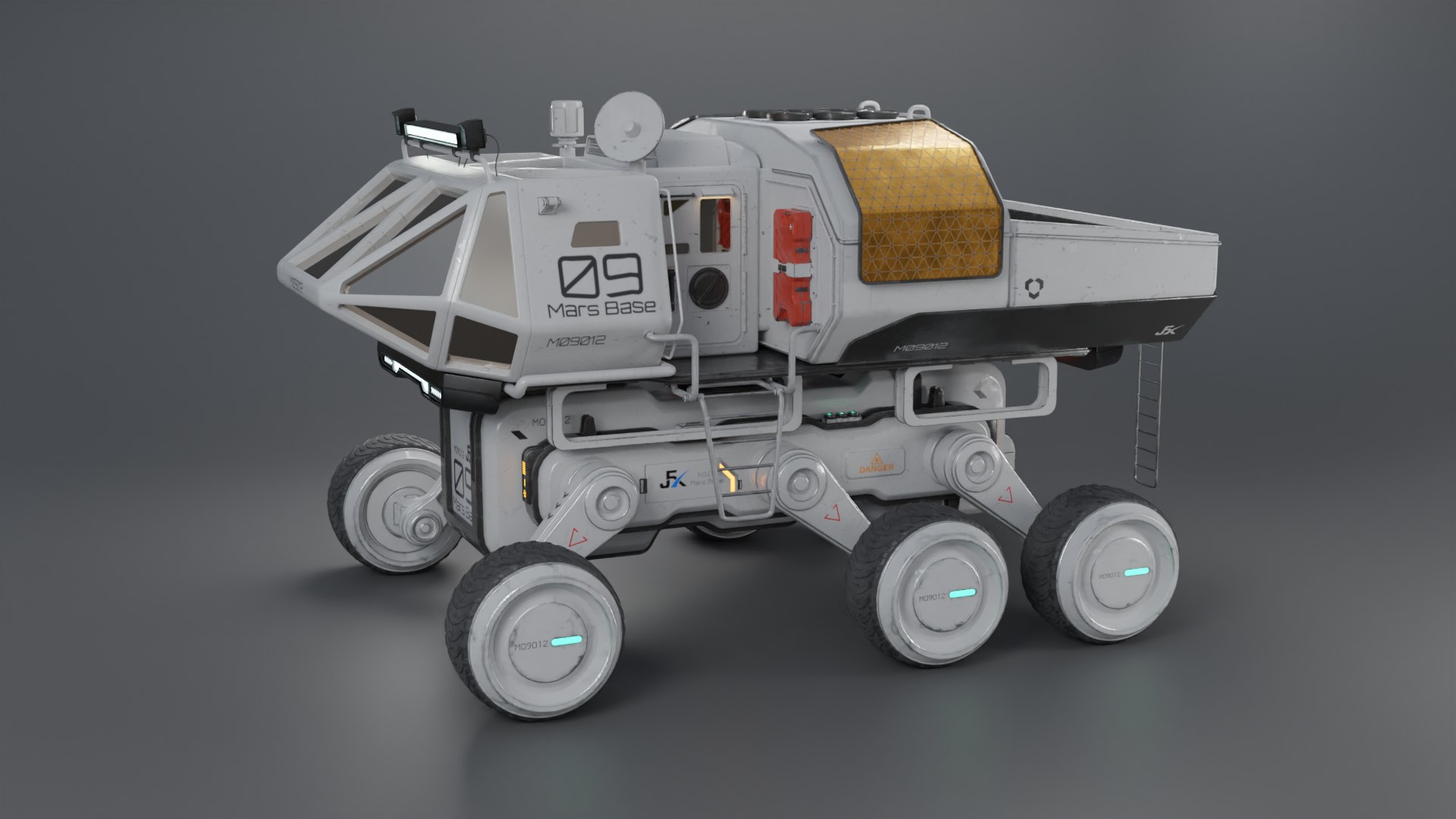 3D Pbr-Mars Rover Series - Trucks Model - TurboSquid 2434344