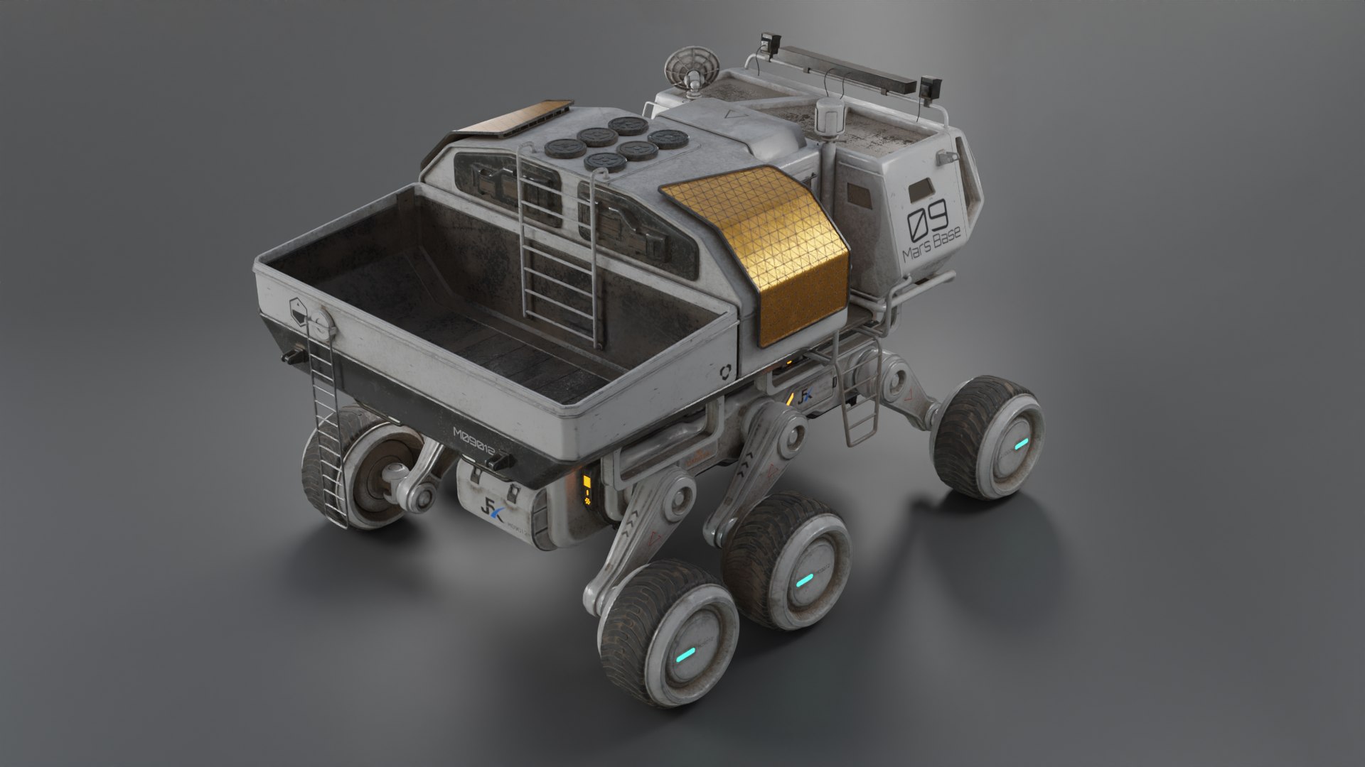 3D Pbr-Mars Rover Series - Trucks Model - TurboSquid 2434344