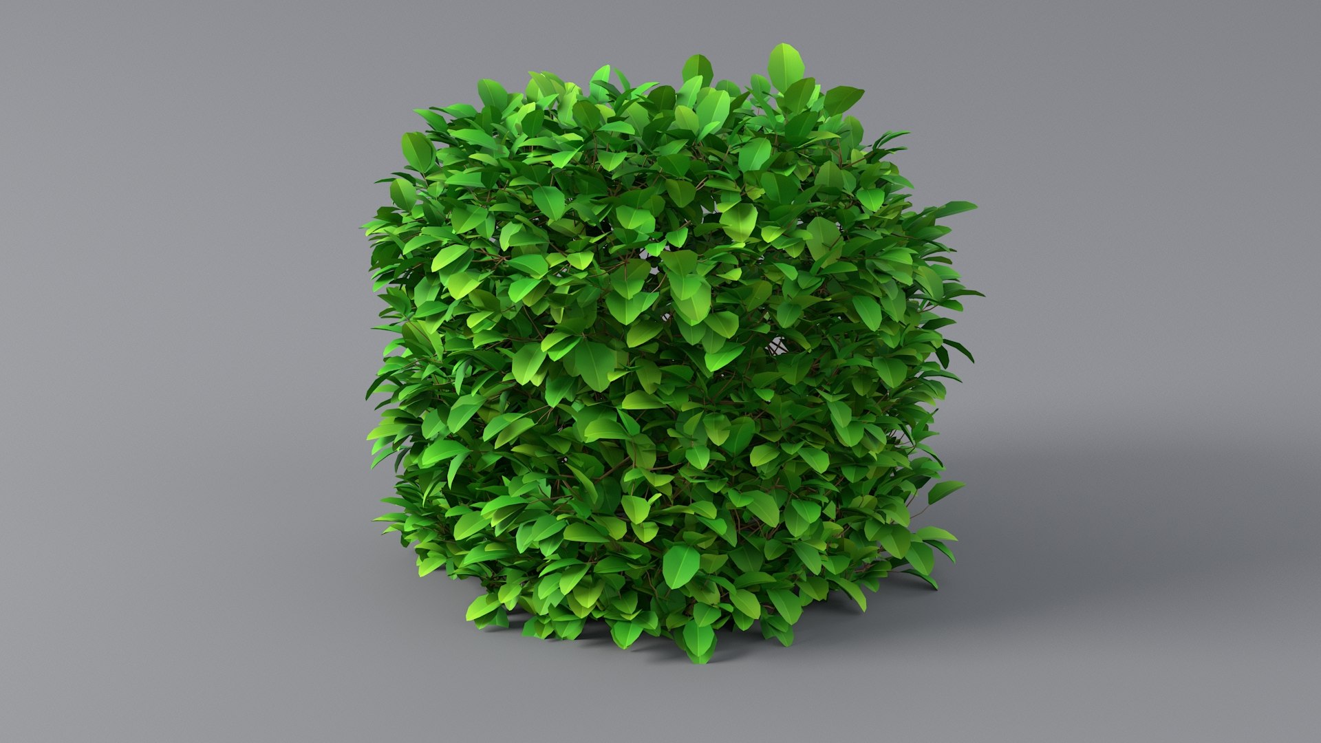 Cartoon Bush 07 3D Model - TurboSquid 1941425